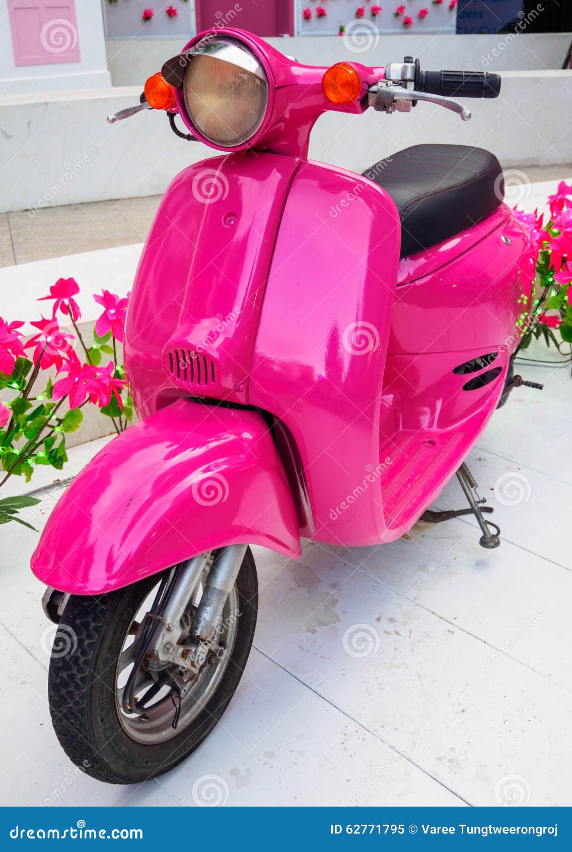 Pink Scooter stock image. Image of single, popular, speed - 62771795