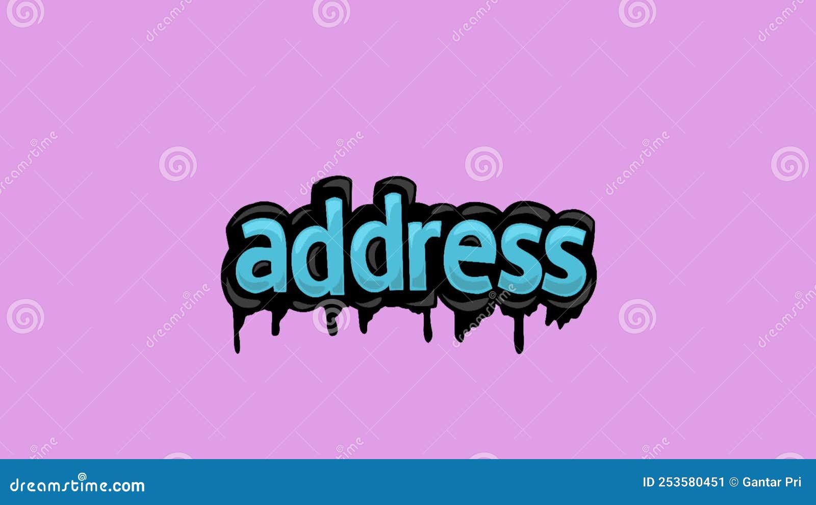 Pink Screen Animation Video Written ADDRESS Stock Video - Video of pink ...