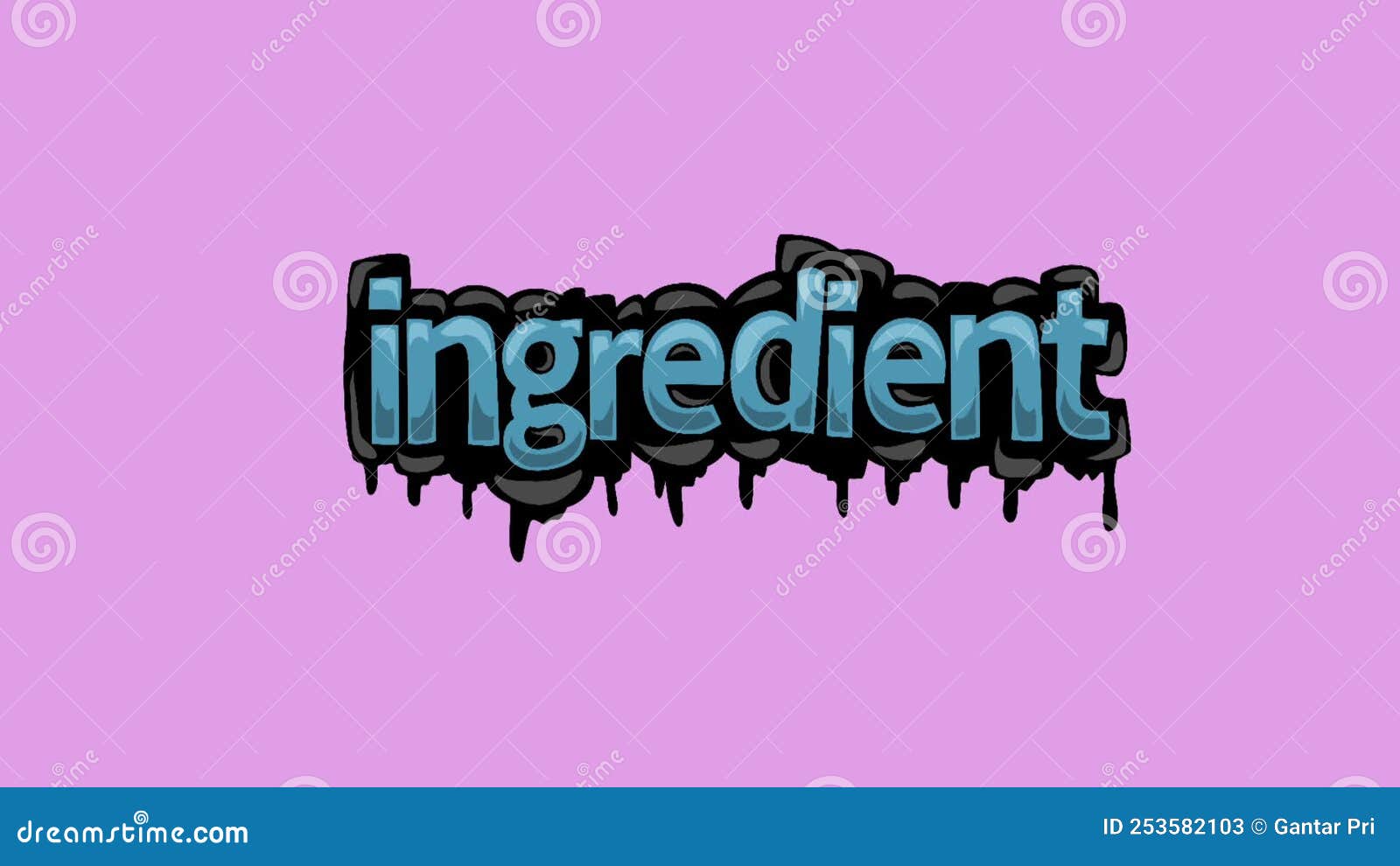 Pink Screen Animation Video Written INGREDIENT Stock Video - Video of ...