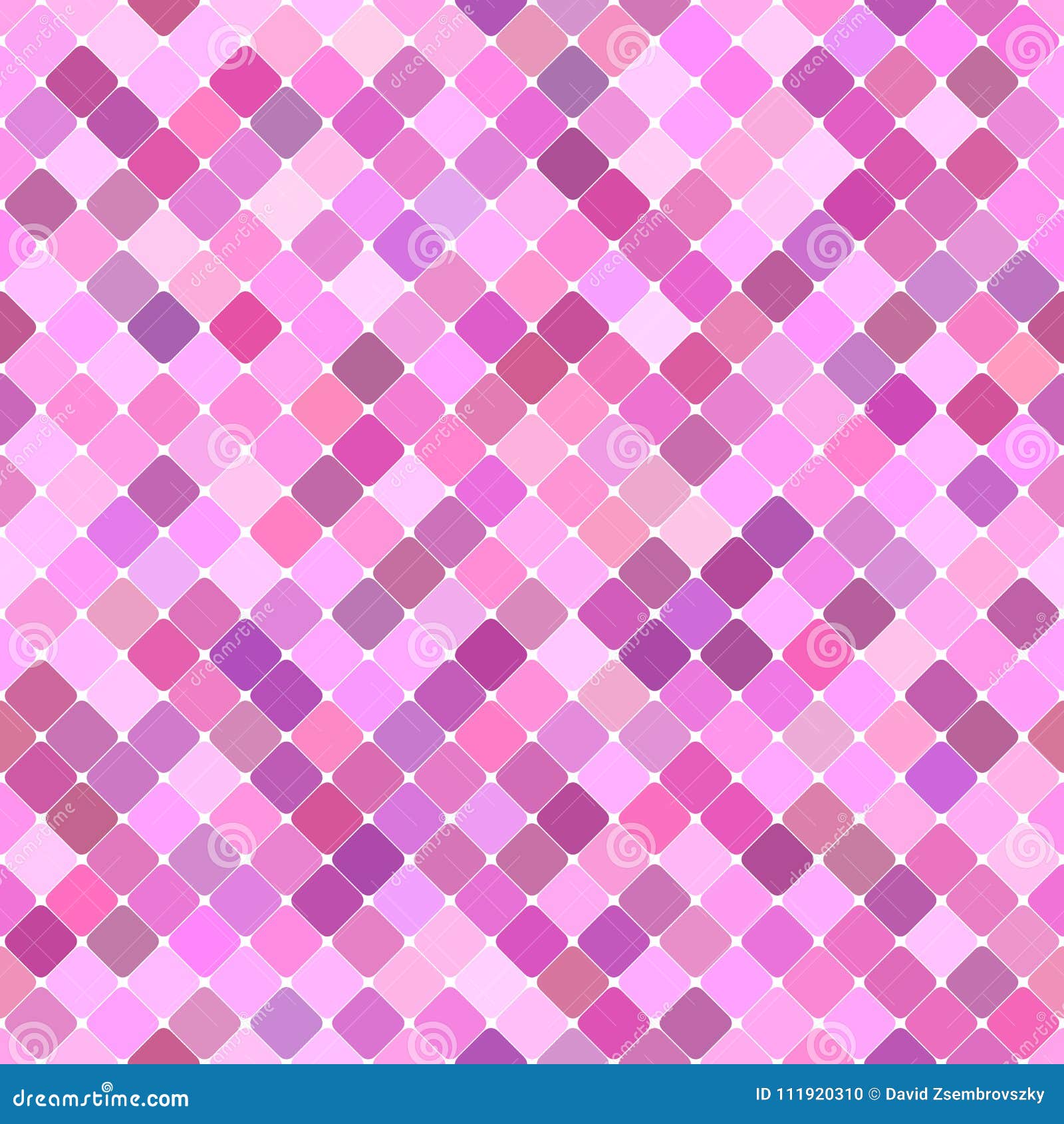Pink Seamless Diagonal Square Pattern Background Design - Vector ...