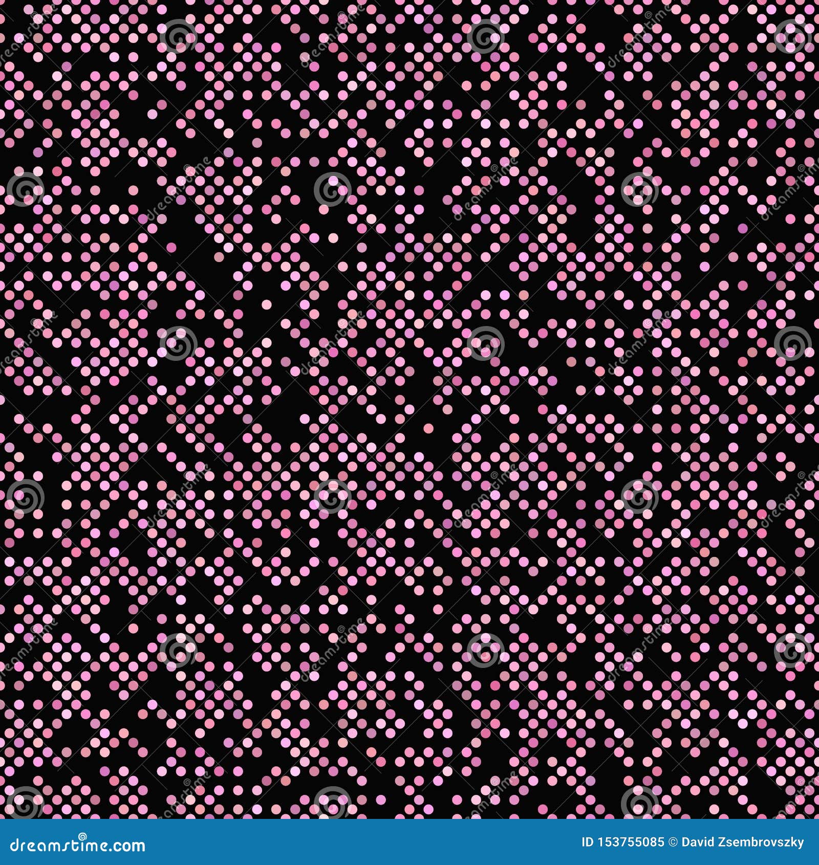 Pink Seamless Dot Pattern Background - Vector Graphic Stock Vector ...