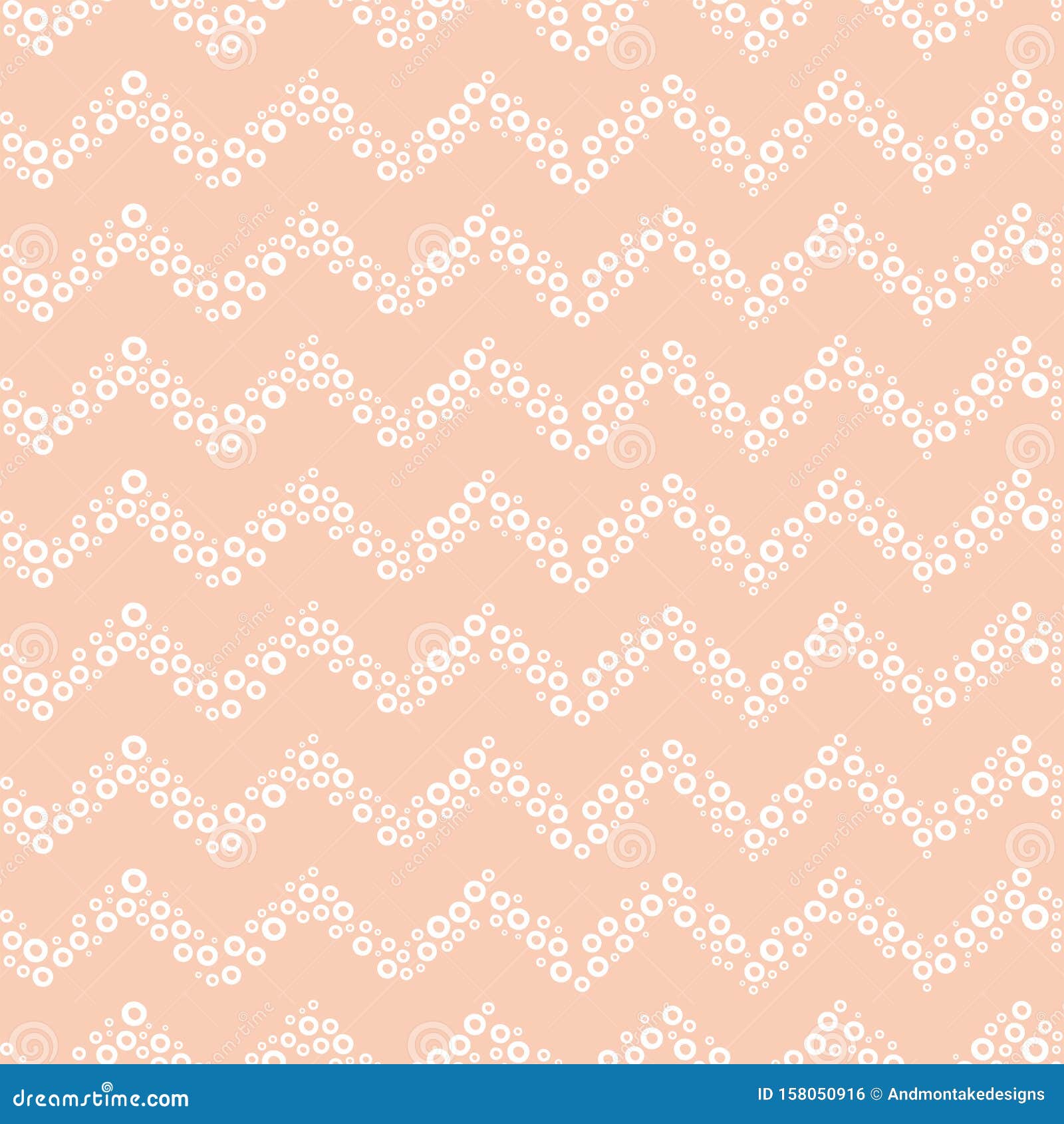 Pink Seamless Pattern with White Bubbles Stock Vector - Illustration of ...