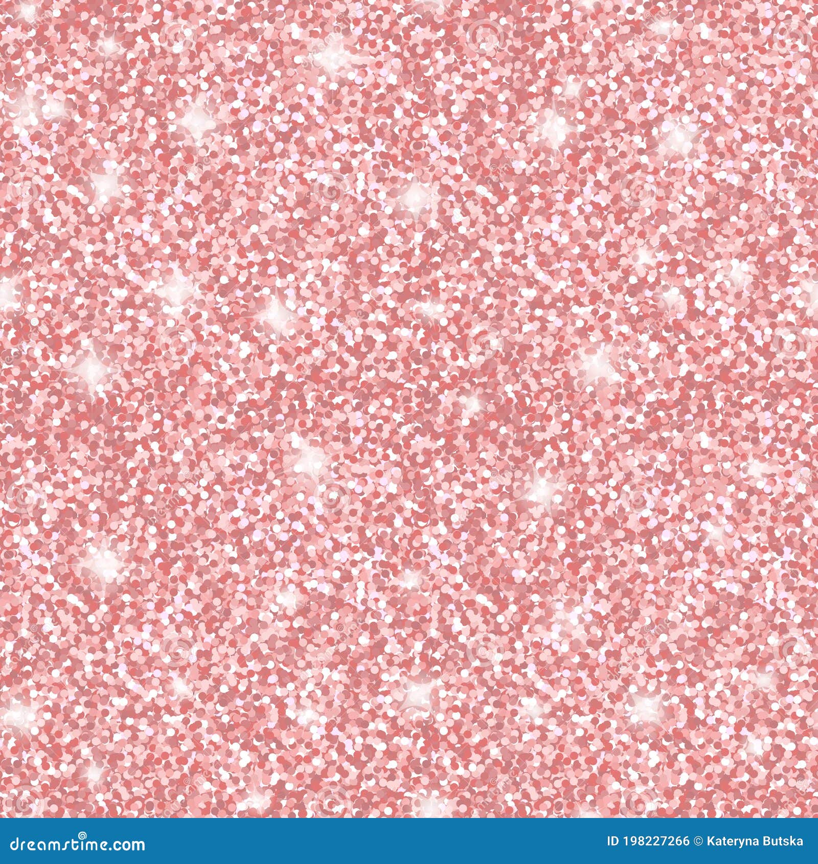 Pink Seamless Shimmer Pattern With Shiny Stars Sparkle Glitter