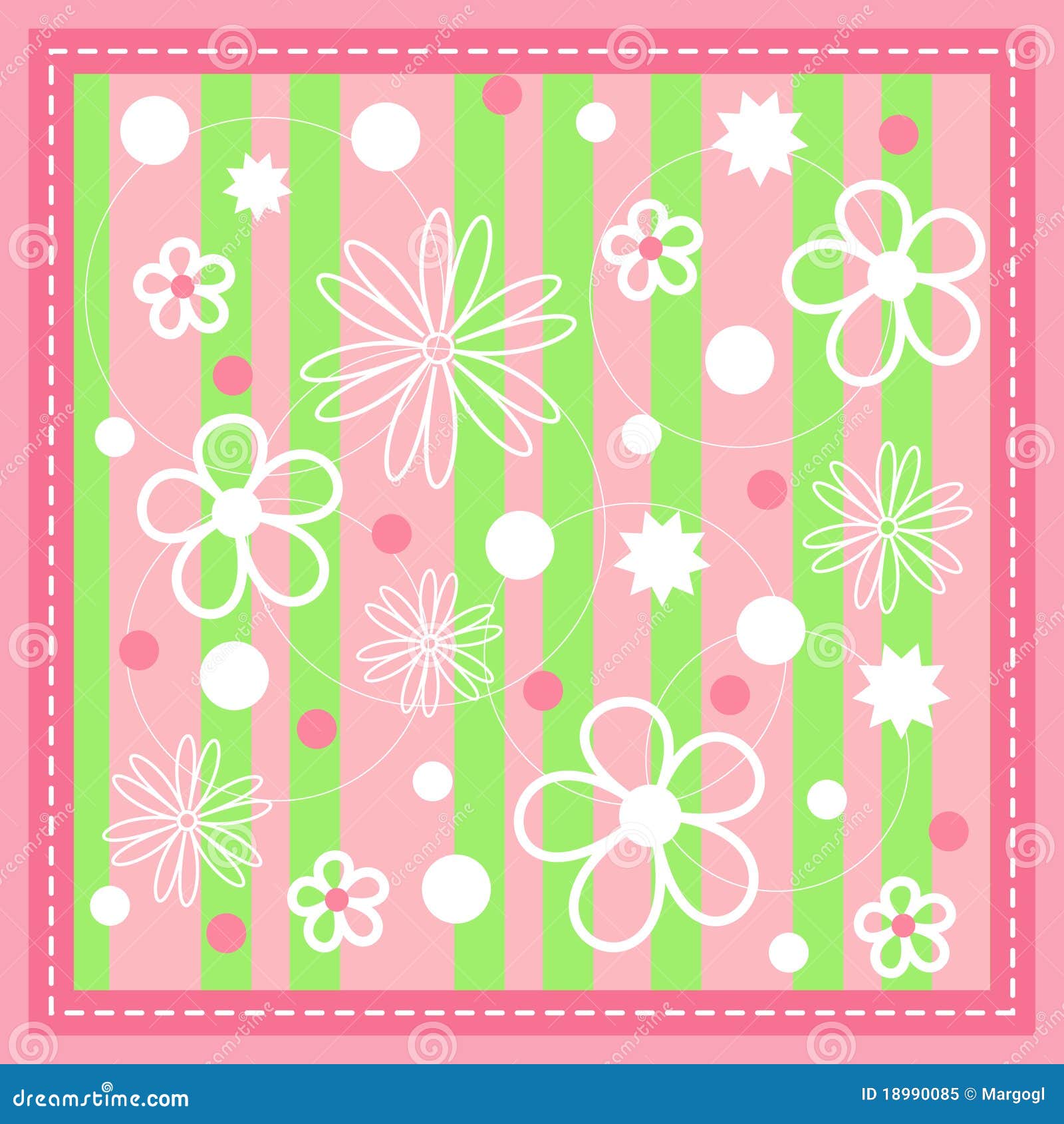 Pink seamless with stitch. stock vector. Illustration of painting ...