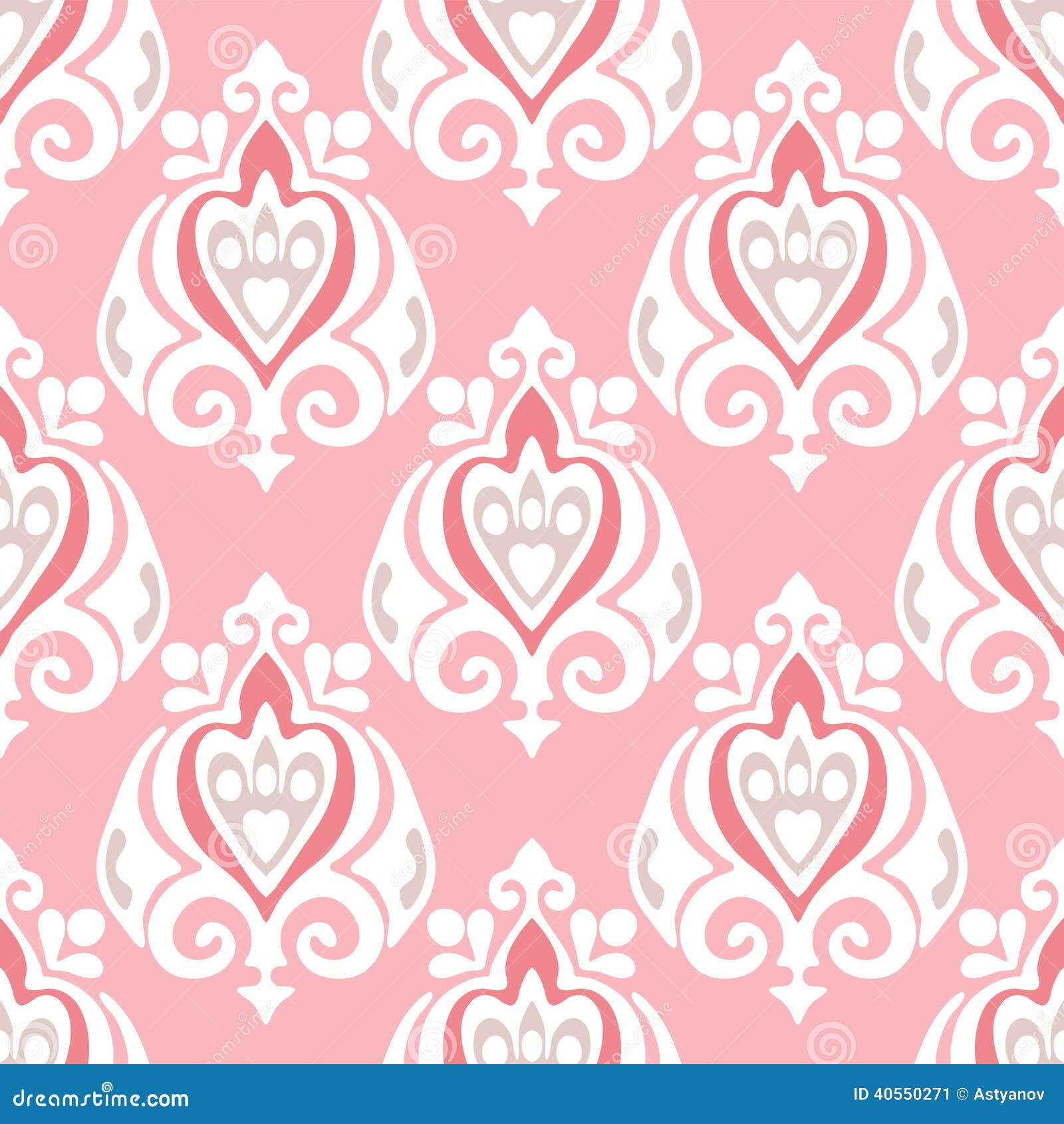 Pink Seamless Vector Background Stock Vector - Illustration of ...