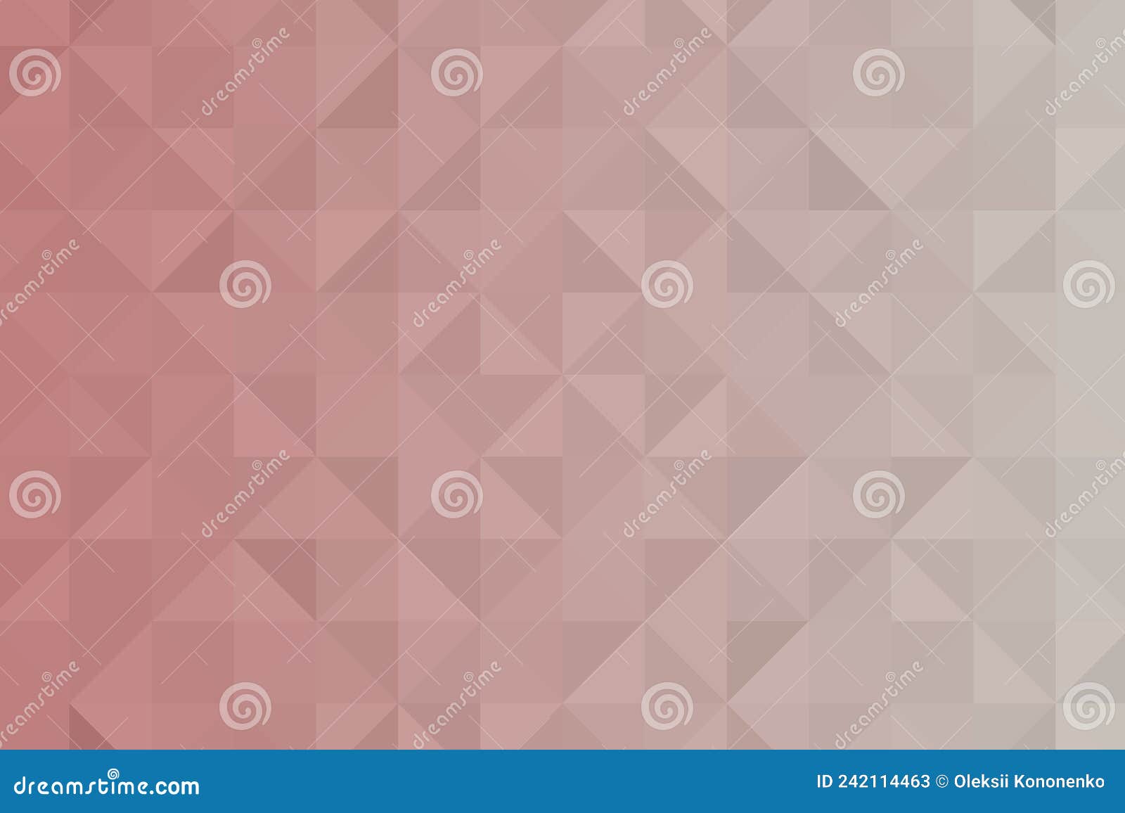 Pink Segmented Background. Triangular Pixelation Stock Illustration ...
