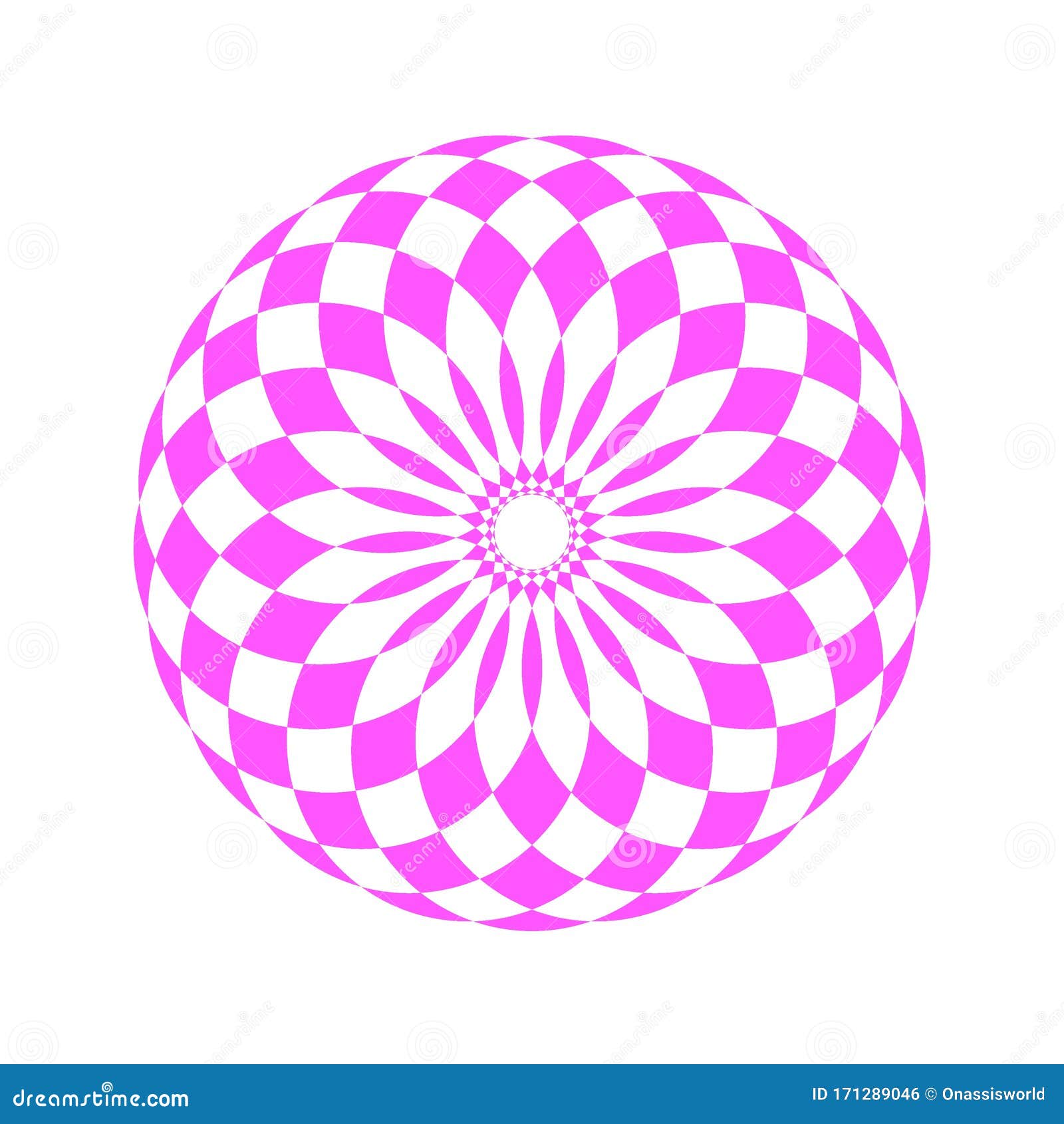 Pink Shapes Color Abstract Background Stock Illustration - Illustration ...