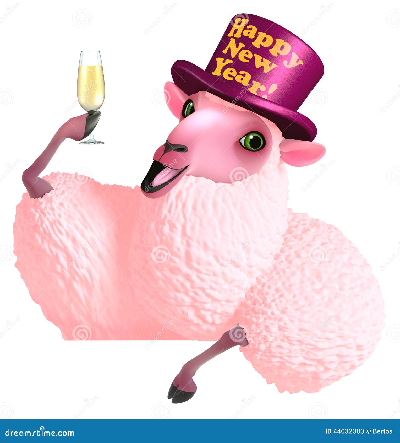 Pink Sheep Stock Photo | CartoonDealer.com #44032350