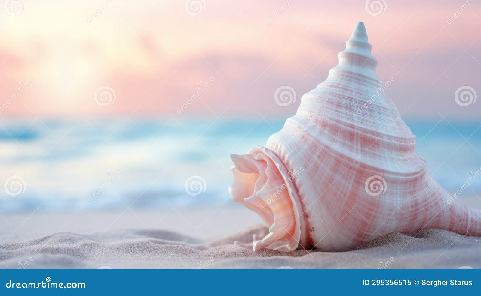 Pink Sea Shell. Spiral Shell. Seashell Isolated On White Background ...