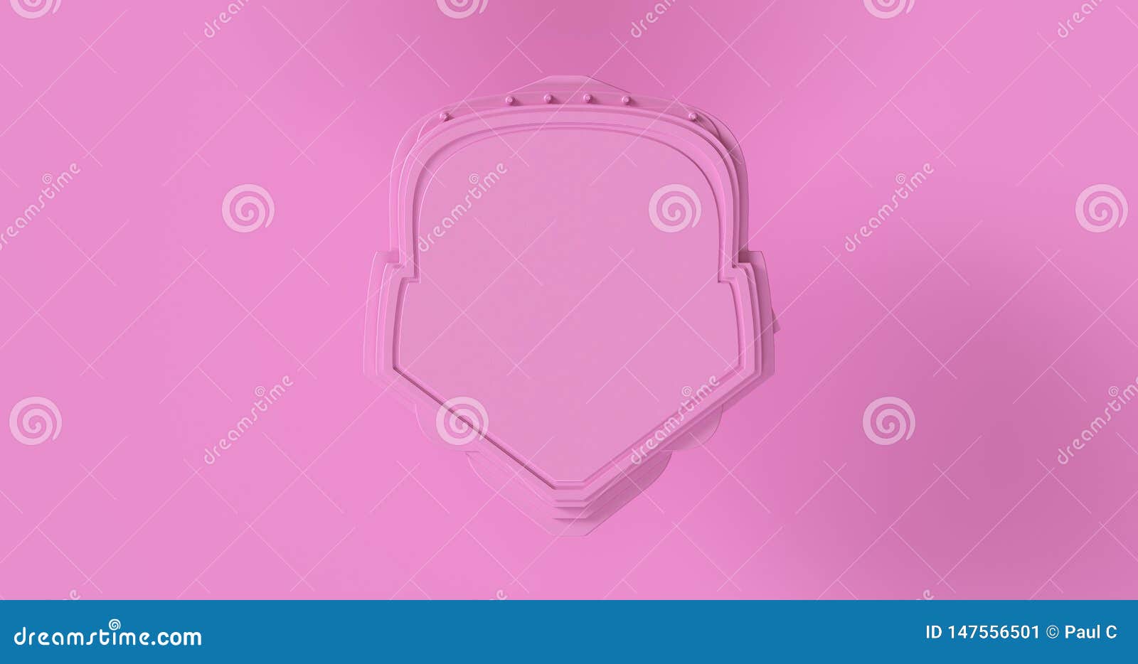Pink Shield Badge stock illustration. Illustration of clean - 147556501
