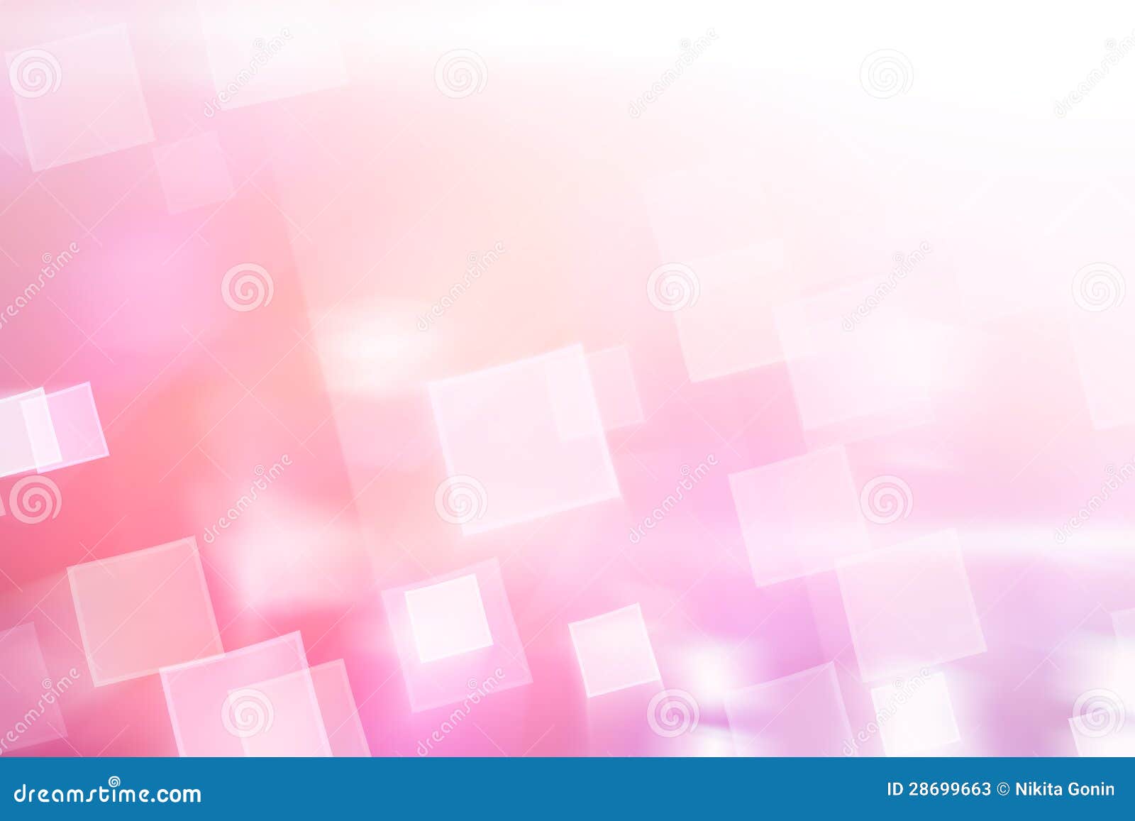 Pink Shiny Square Lights Abstract Background Stock Illustration ...