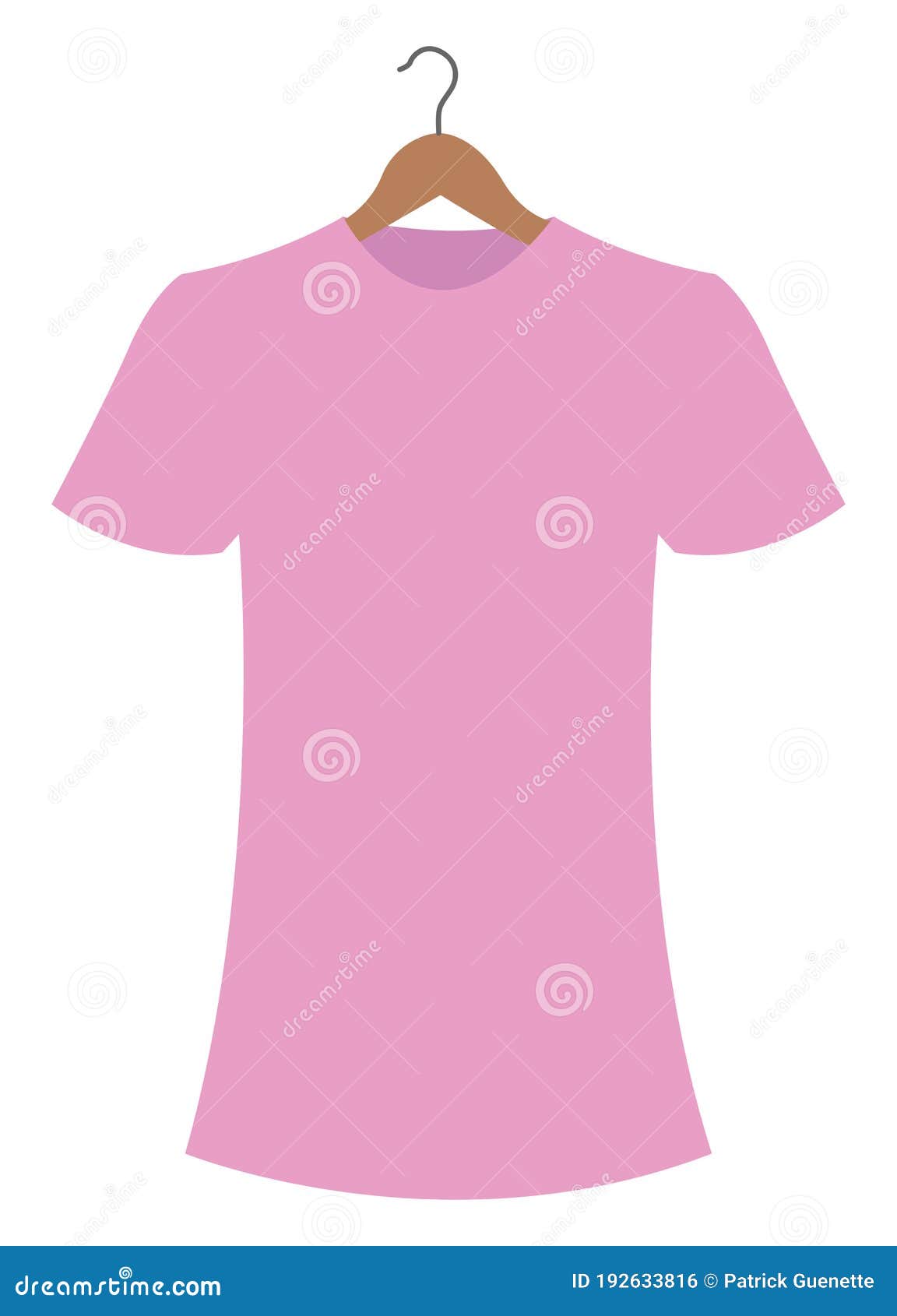 Pink Shirt, Illustration, Vector Stock Vector - Illustration of tshirt ...