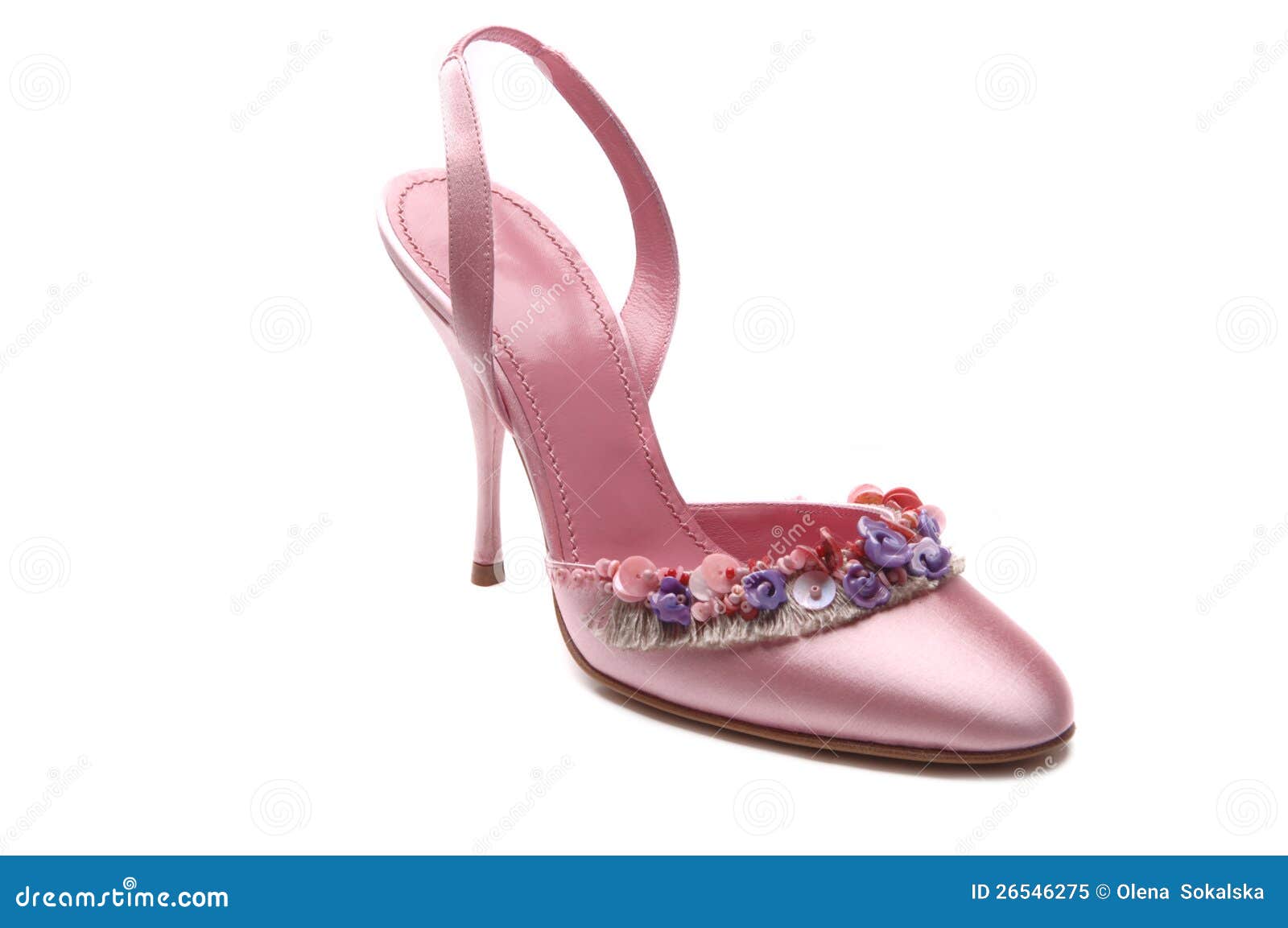 Pink shoe stock image. Image of fashion, holiday, clothing - 26546275