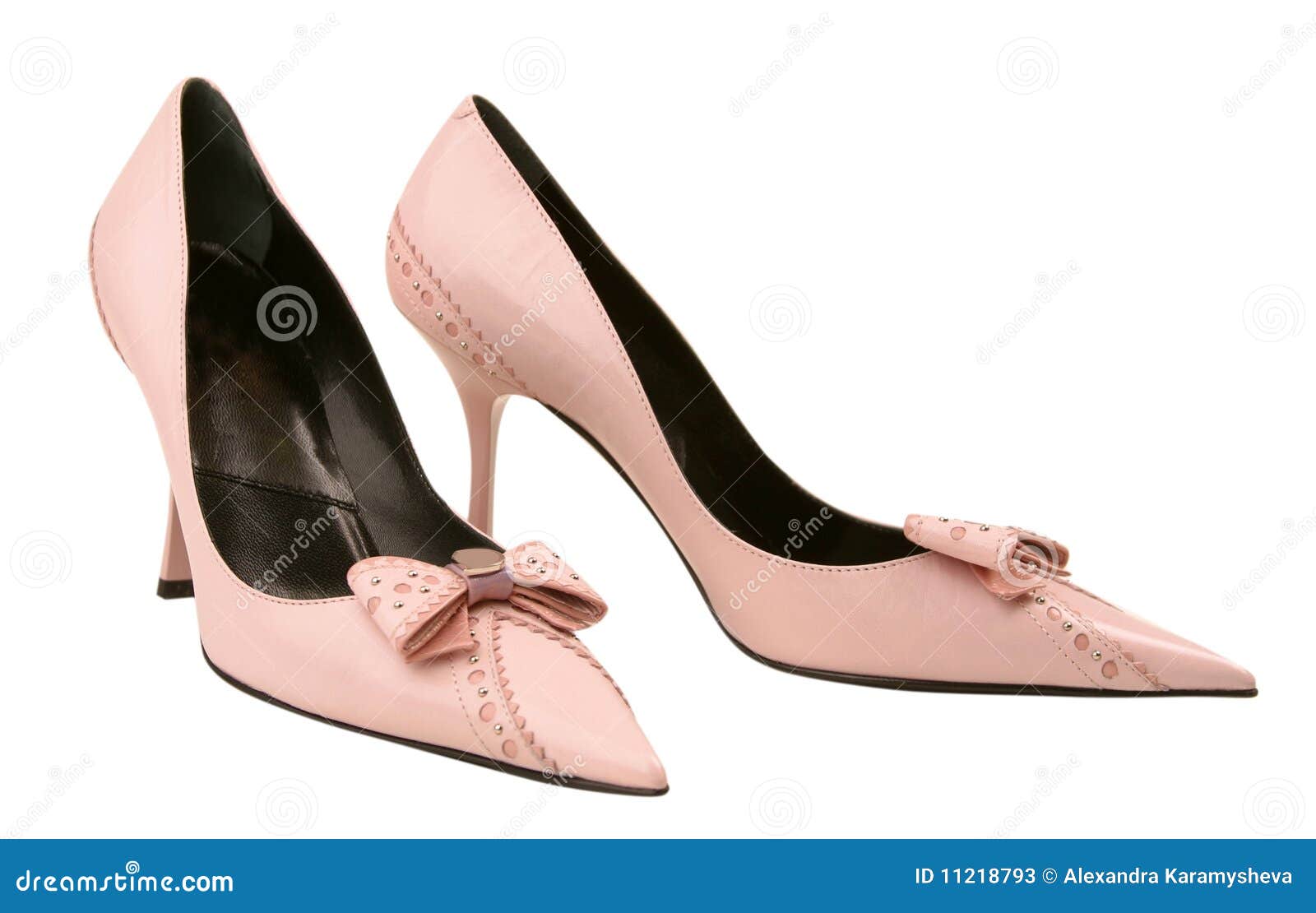 Pink shoes stock image. Image of leather, accessory, glamour - 11218793