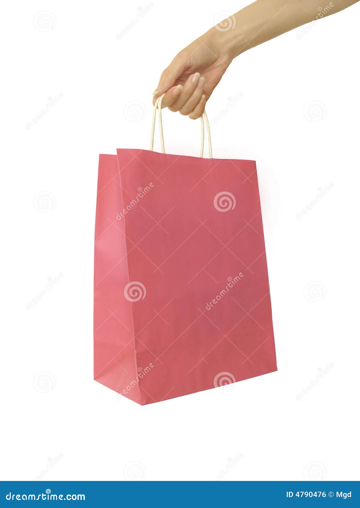 Pink shopping bag stock photo. Image of gift, fashion - 4790476