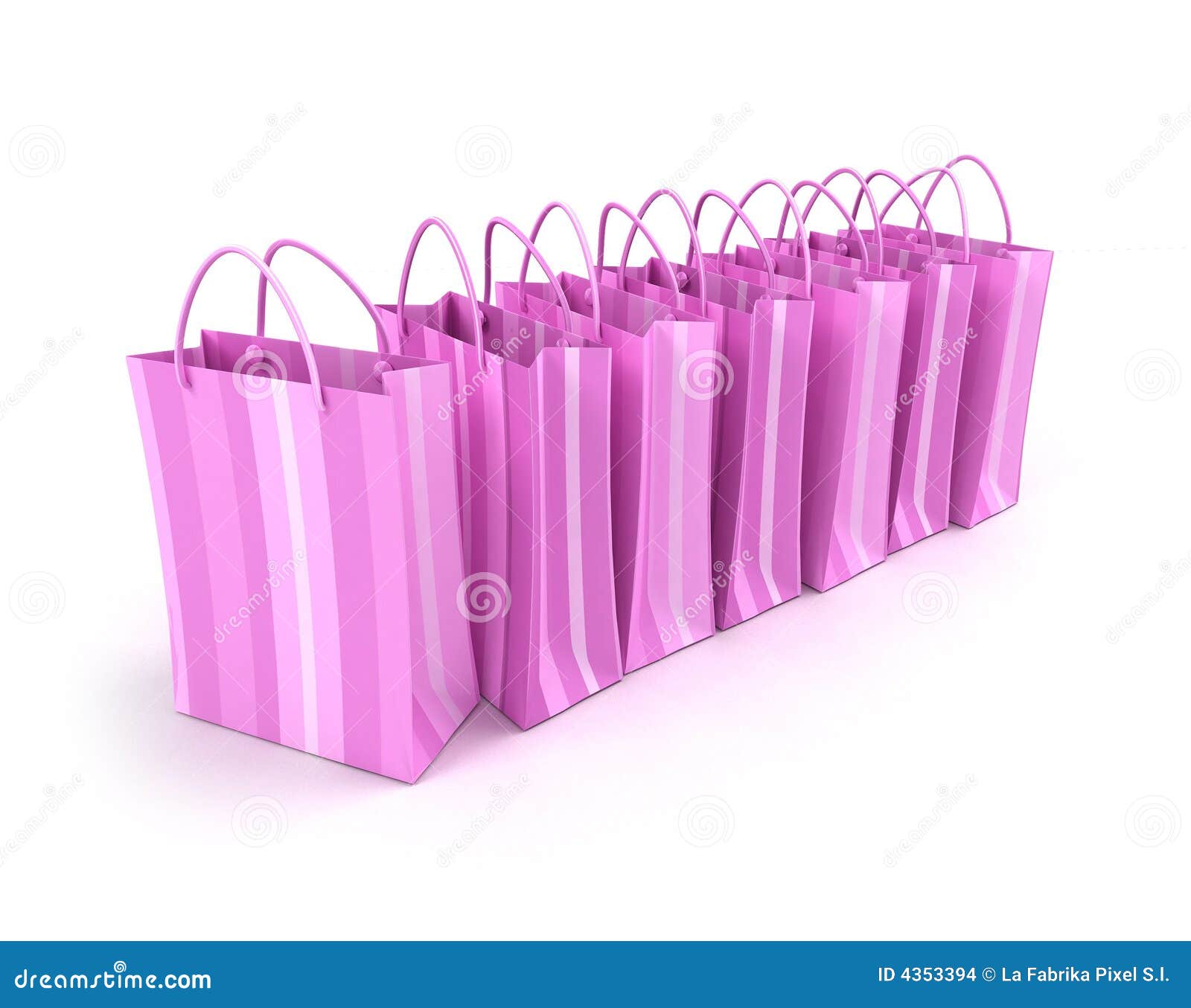 Pink Shopping Bag On Transparence Background AI-Created Content Royalty ...