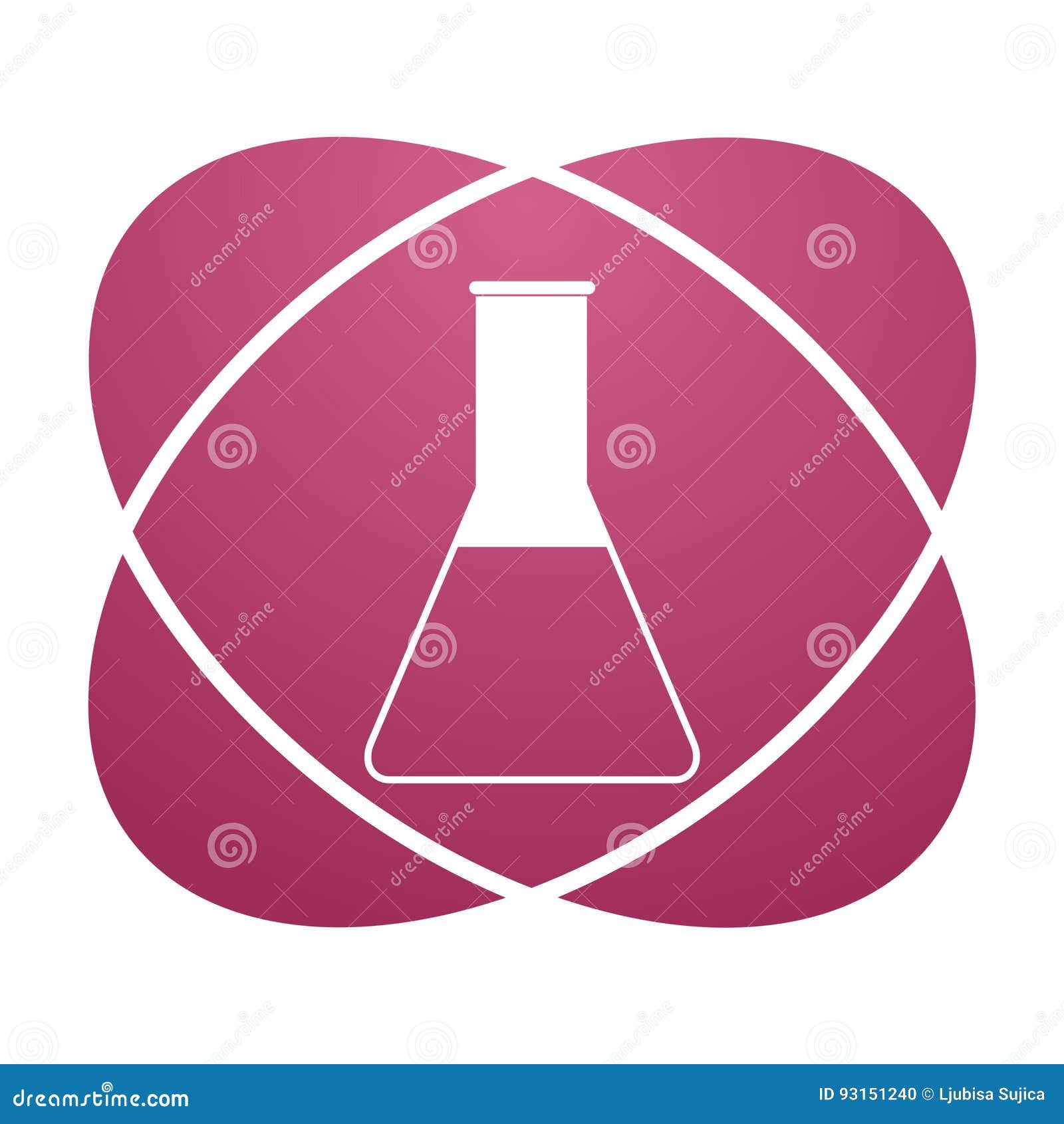 Pink sign glassware stock vector. Illustration of banner - 93151240