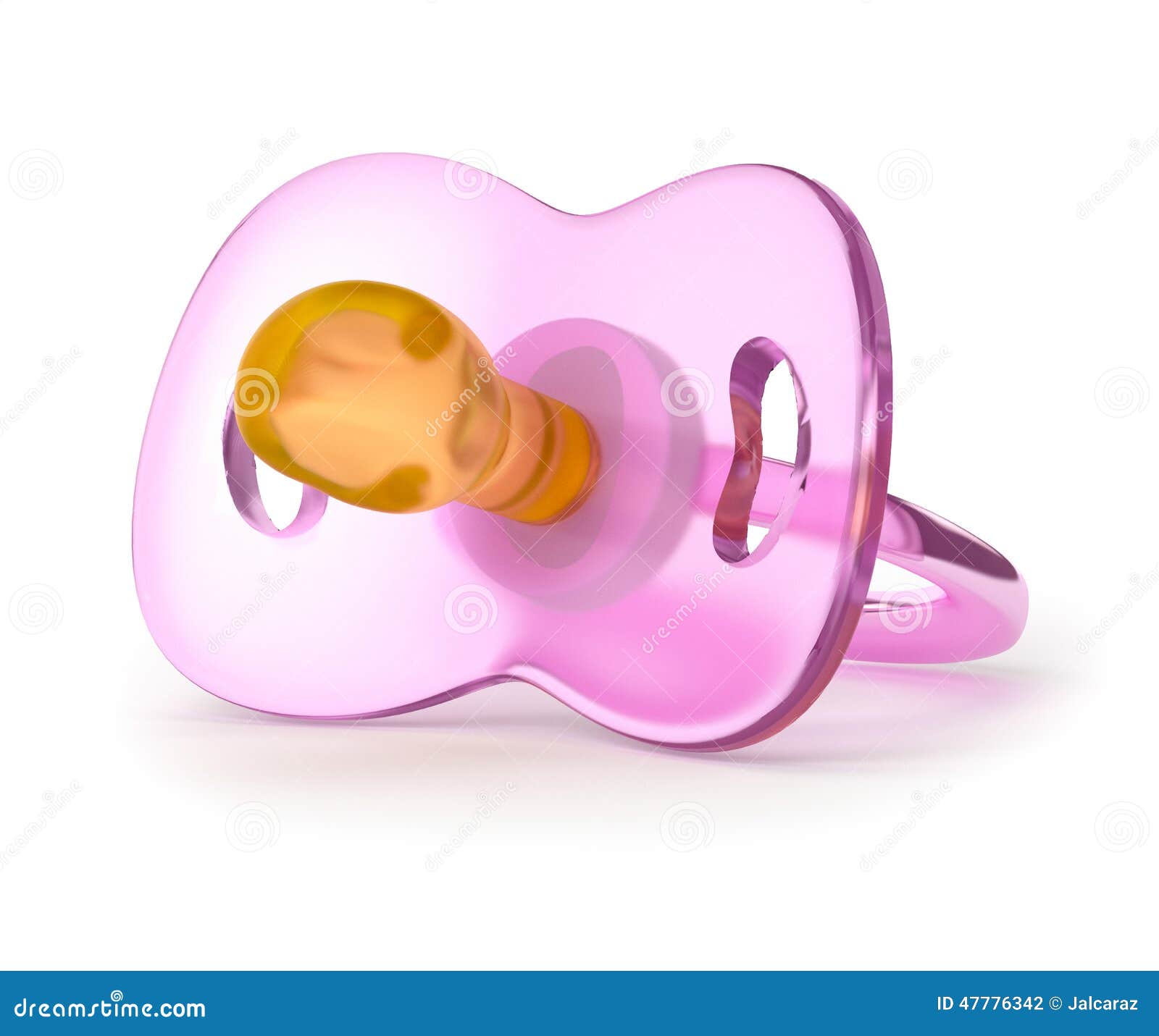 Pink silicone pacifier stock photo. Image of background - 47776342