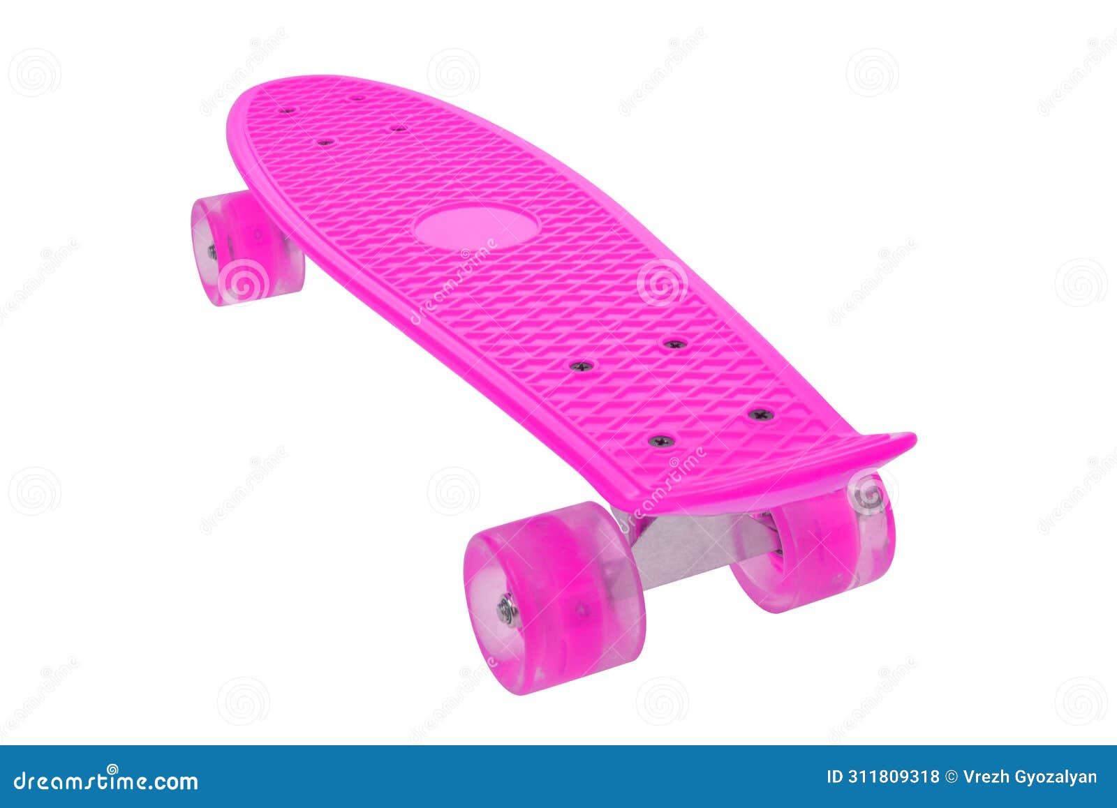 Pink Skateboard Deck on White Background Stock Photo - Image of deck ...