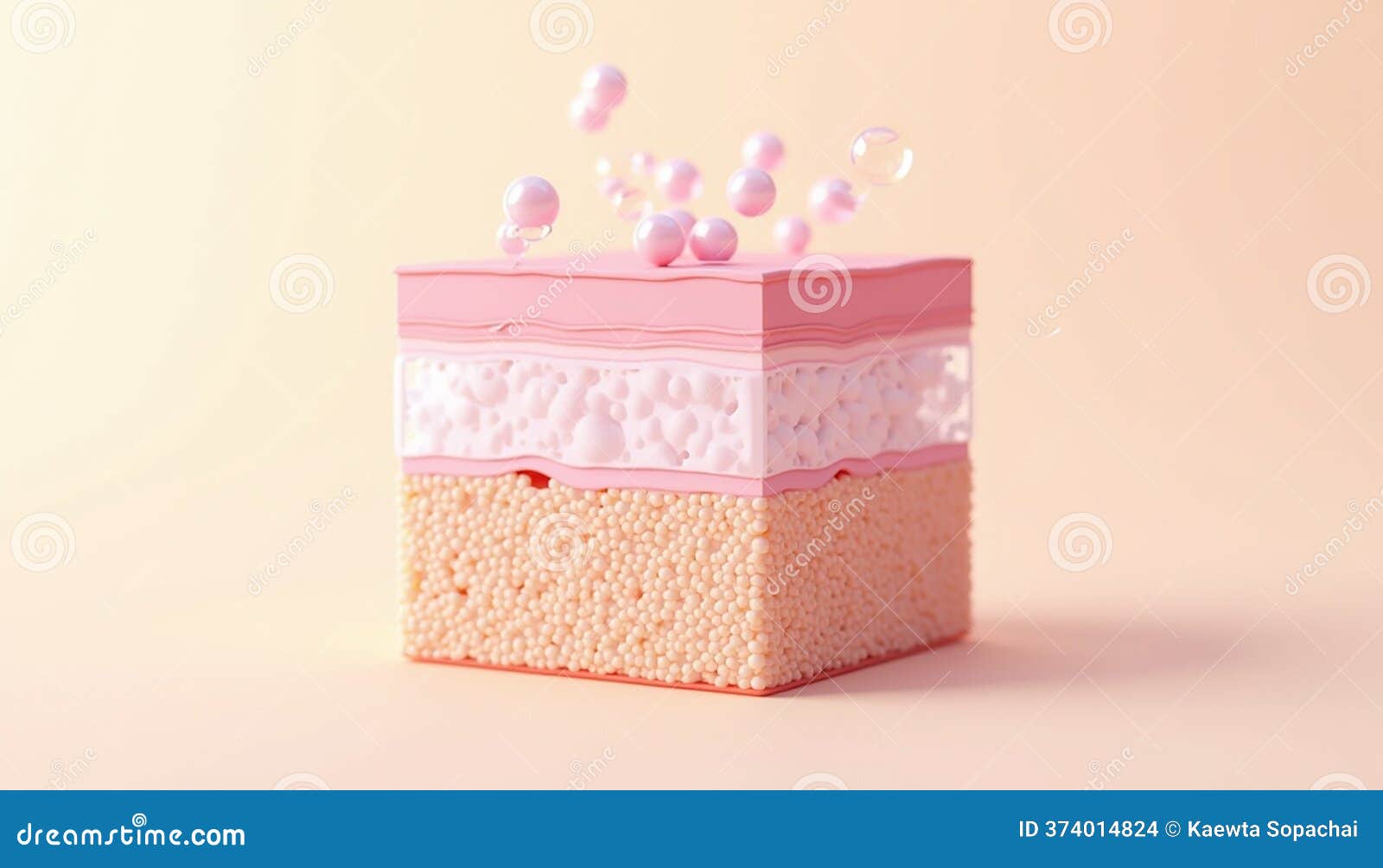 Section Of Skin With Cyst, Subcutaneous Swelling. Pilar Cyst And ...