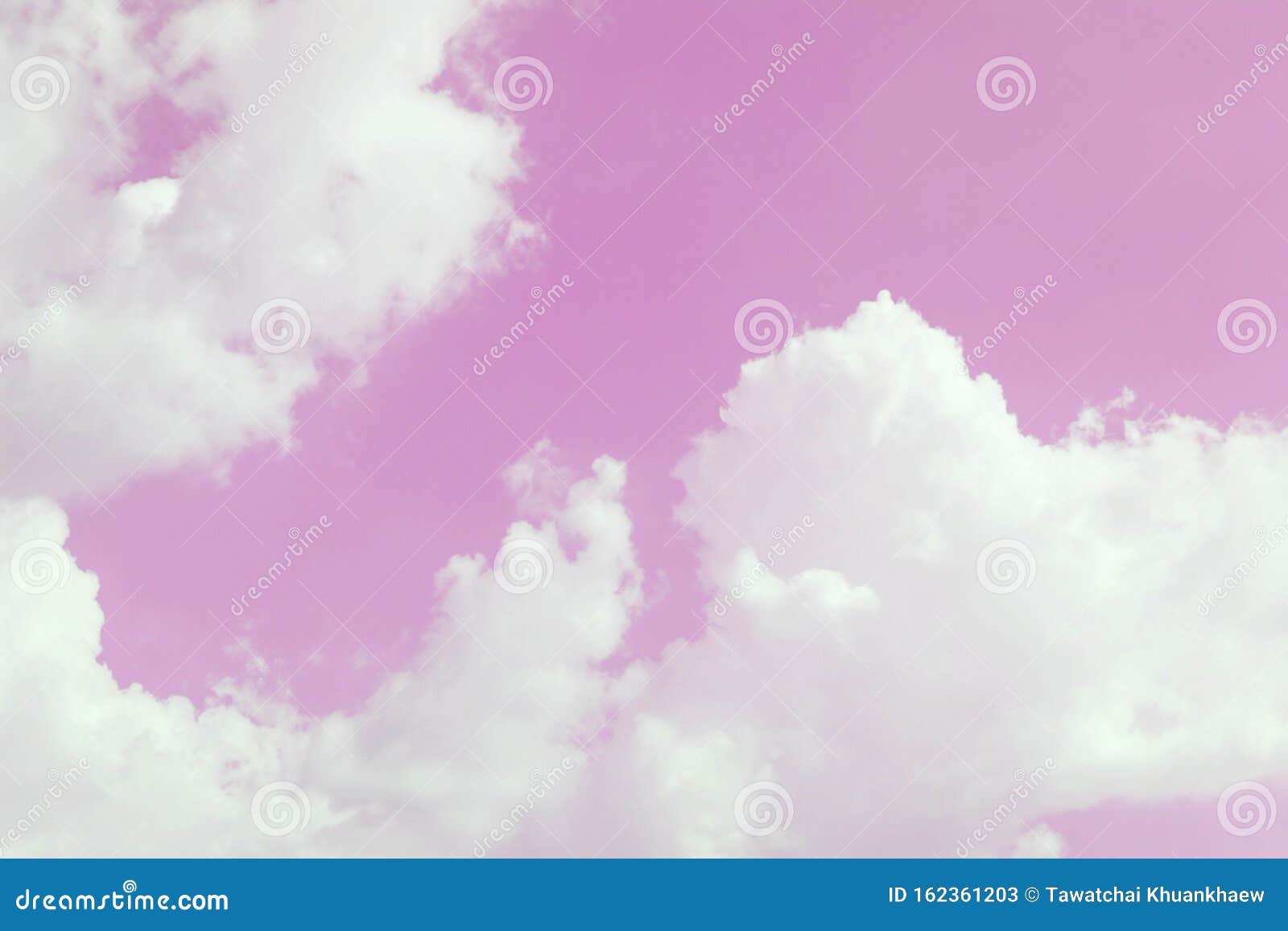 Pink Sky and Beautiful White Cloud Stock Image - Image of pattern ...