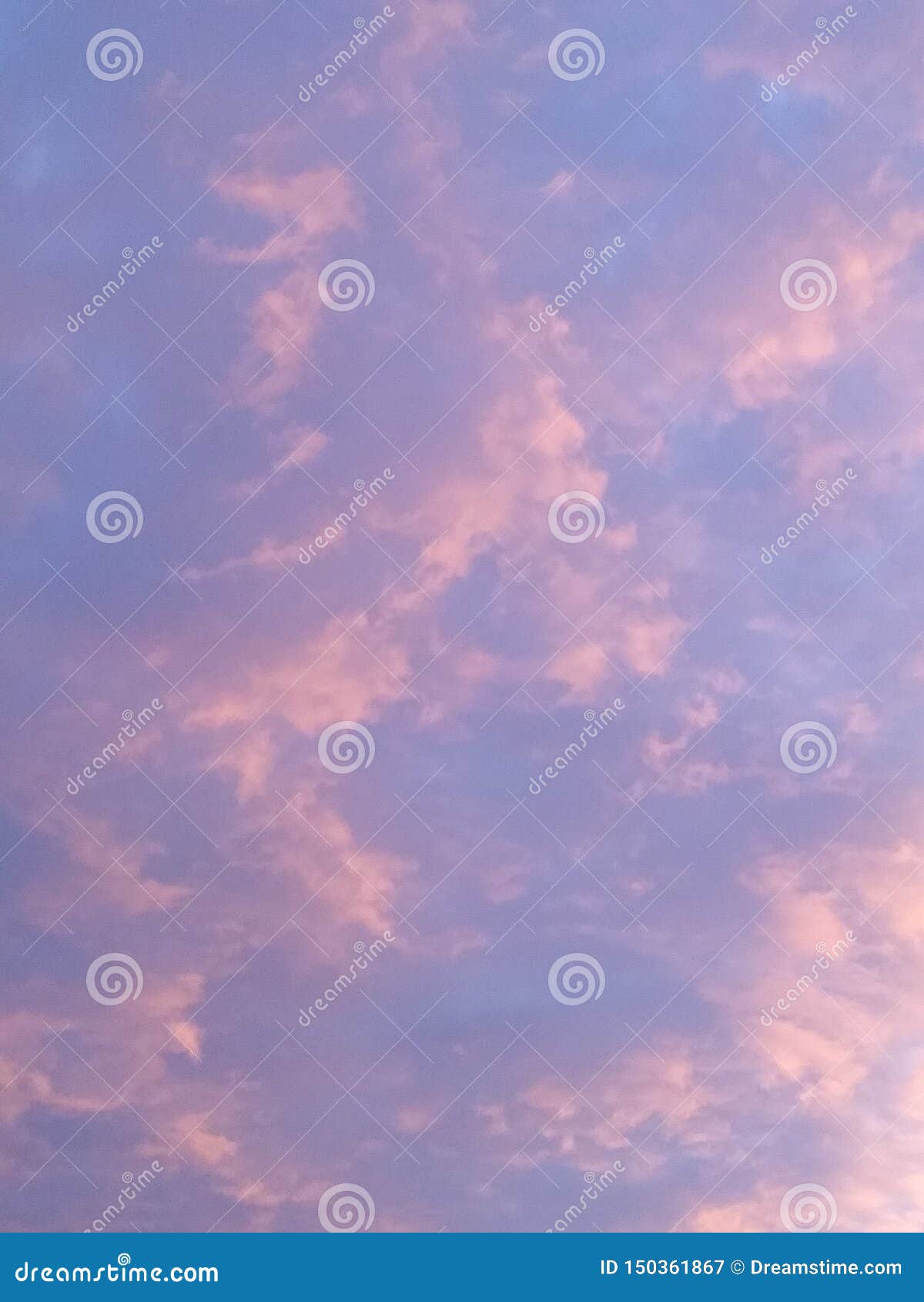 Pink Sky stock image. Image of clouds, outside, blue - 150361867