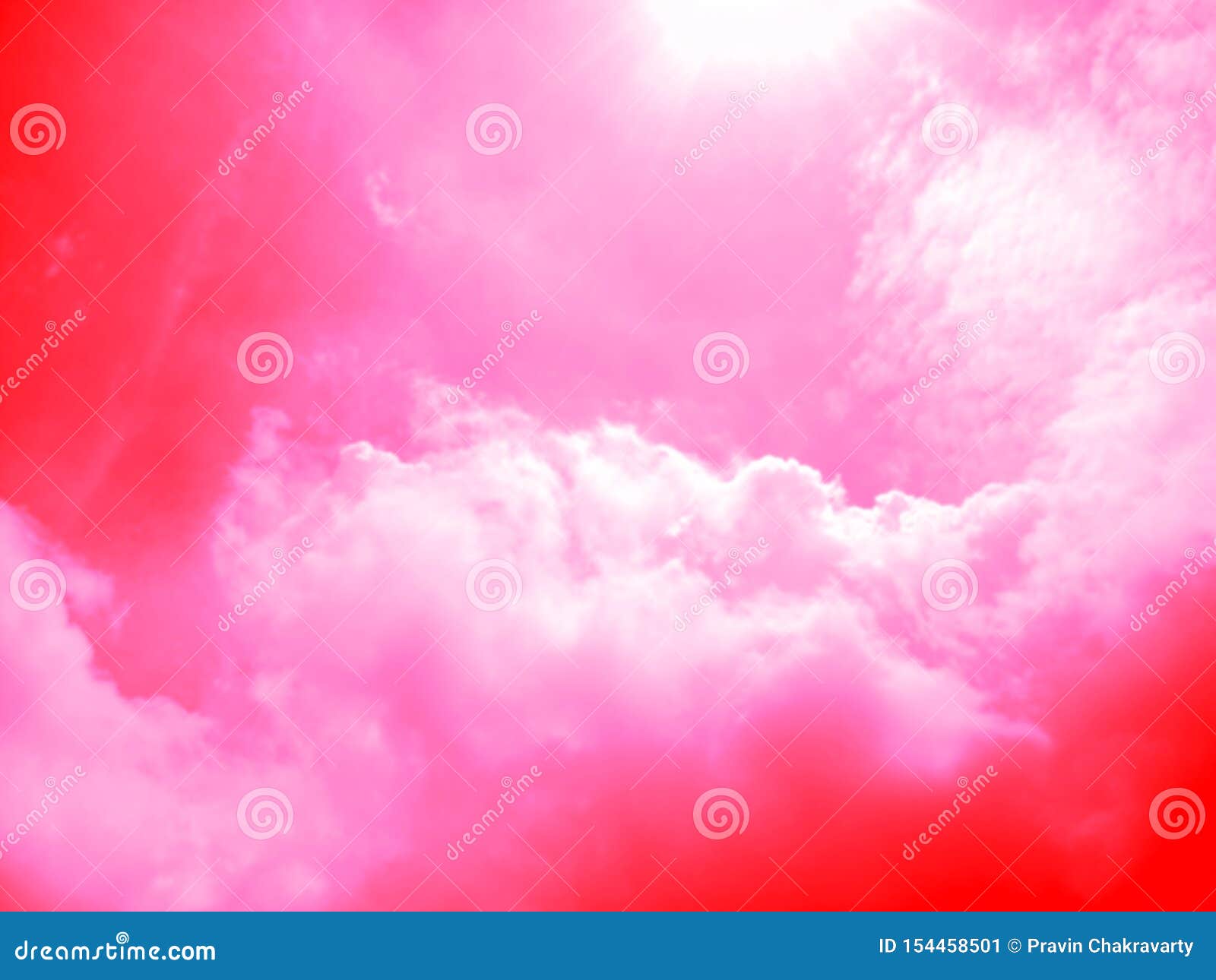Pink sky and clouds. stock image. Image of summer, sunrise - 154458501