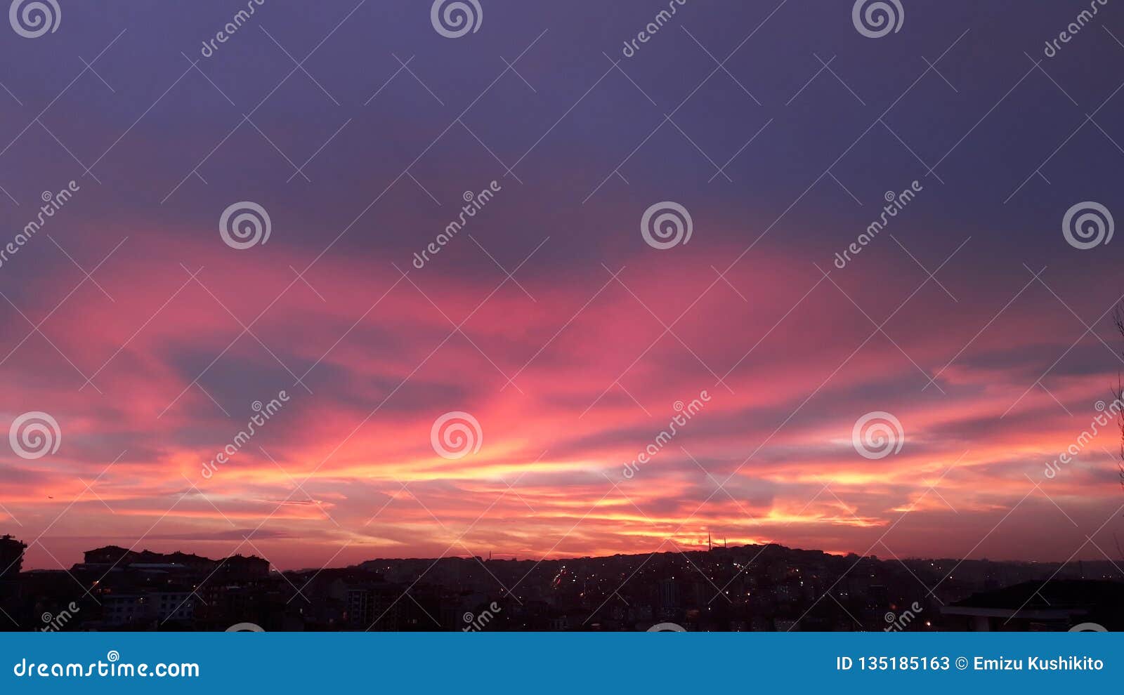 Pink Sky stock image. Image of scene, turkey, itx27s - 135185163