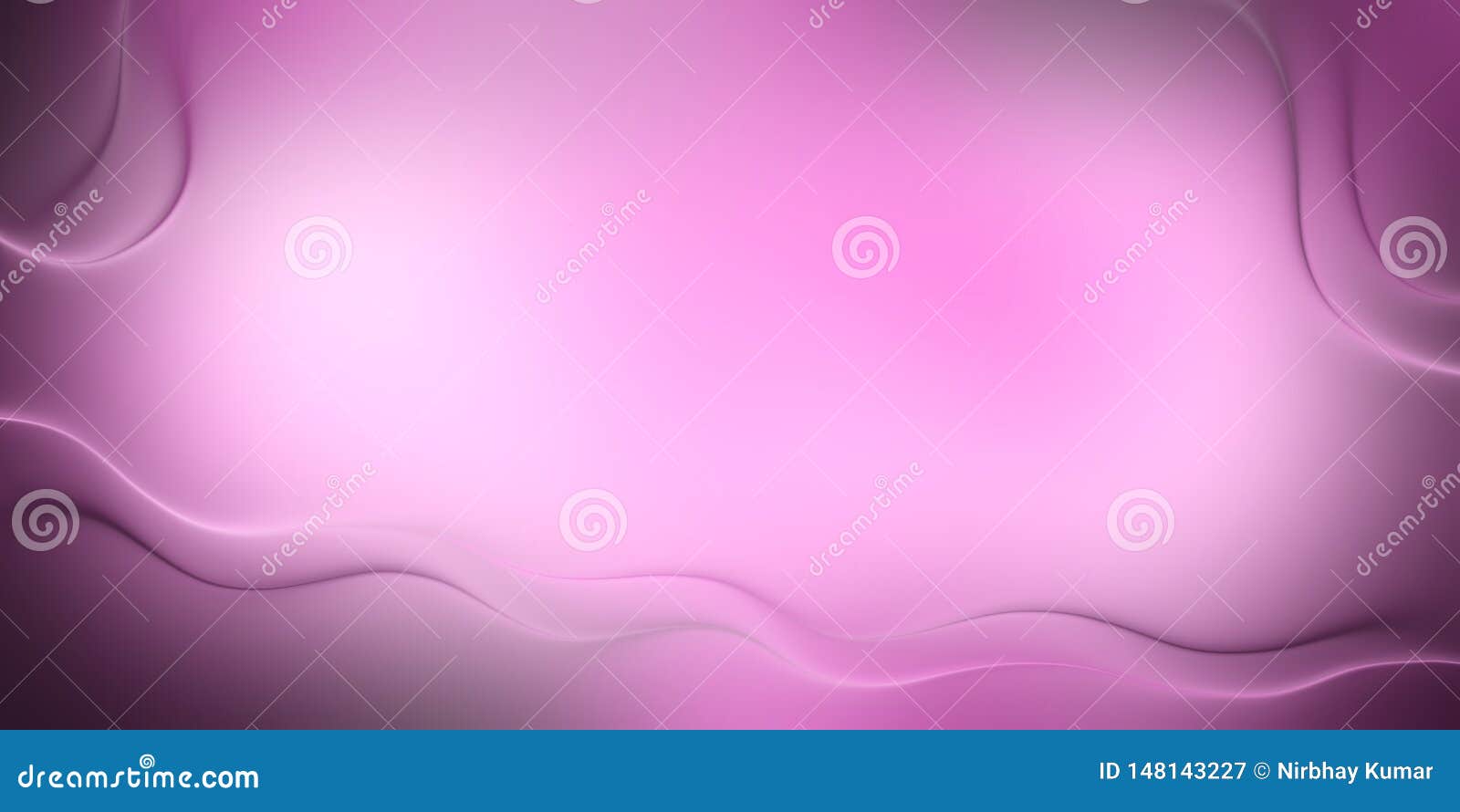 Pink Smooth Wave Background for Calligraphy Stock Illustration ...