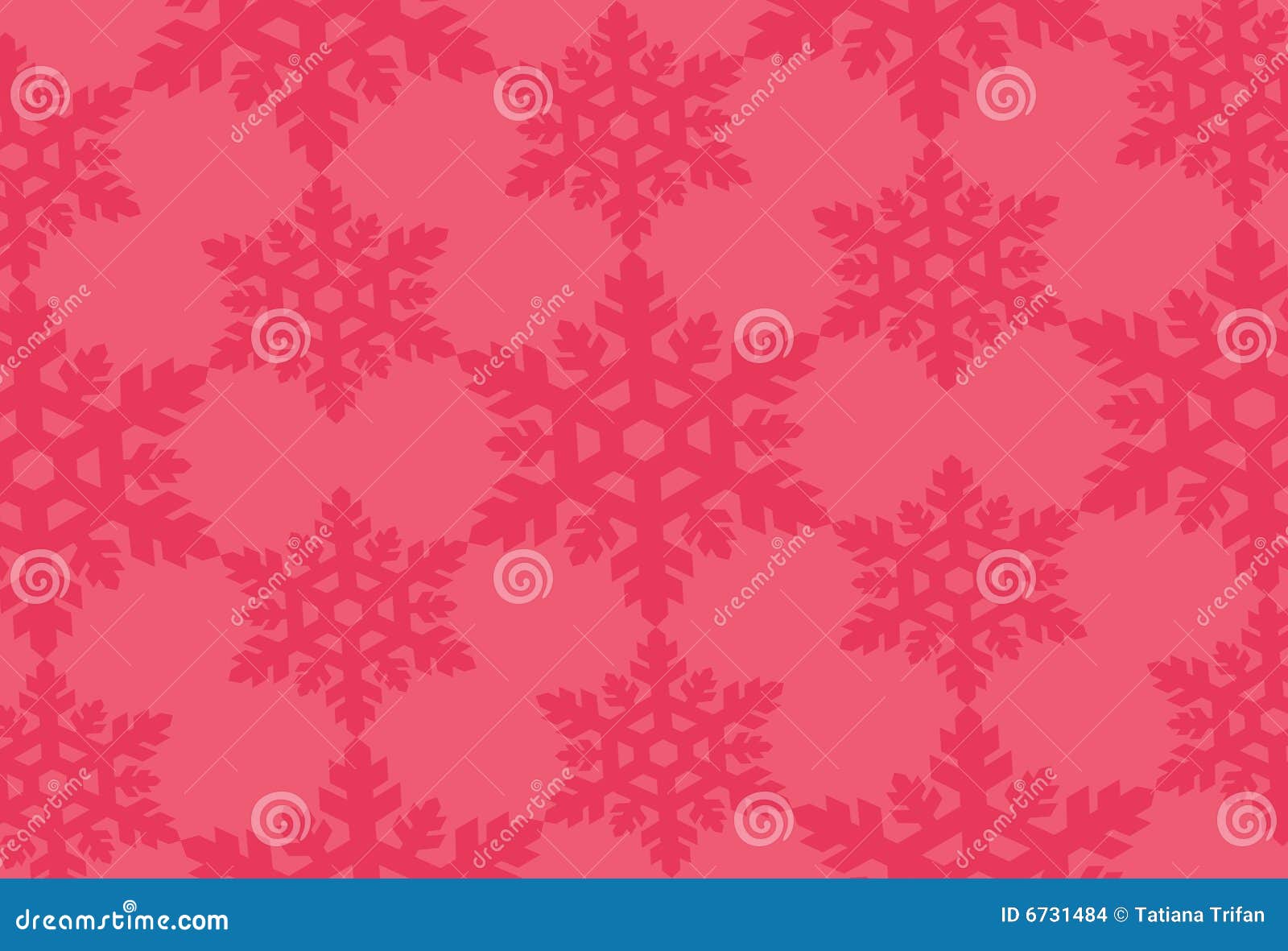 Pink snowflakes background stock illustration. Illustration of december ...