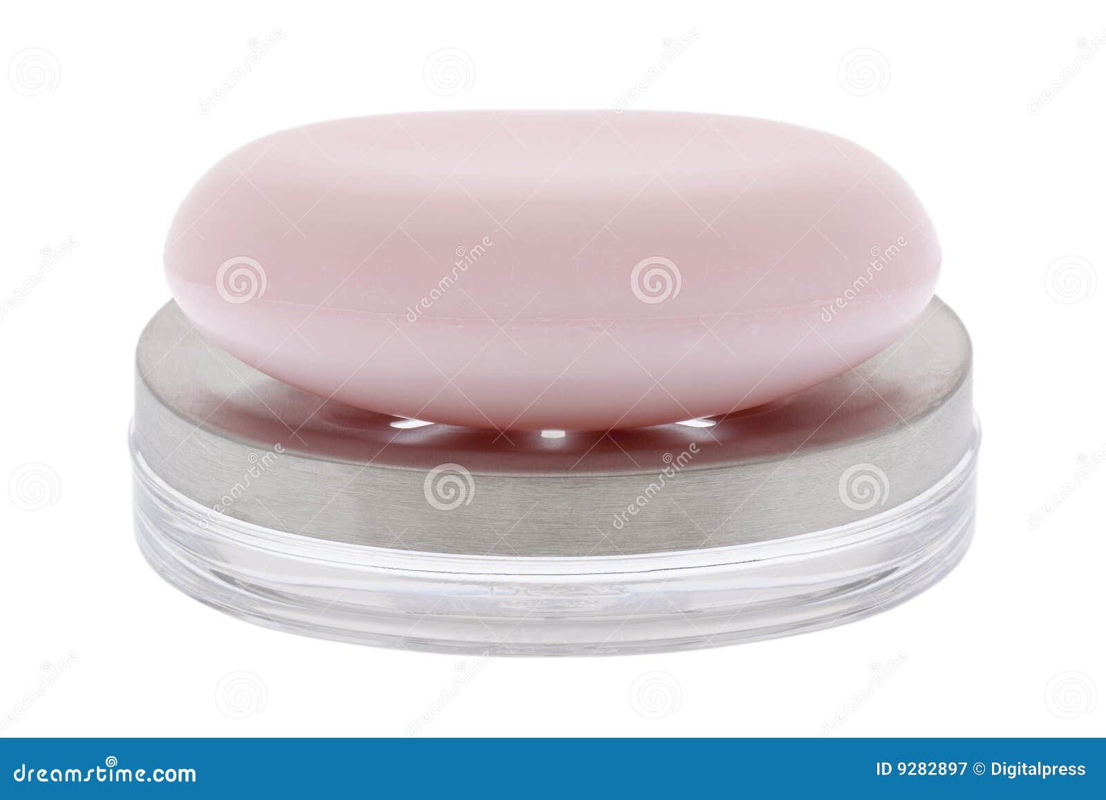 Pink soap with soap bowl stock image. Image of beauty - 9282897