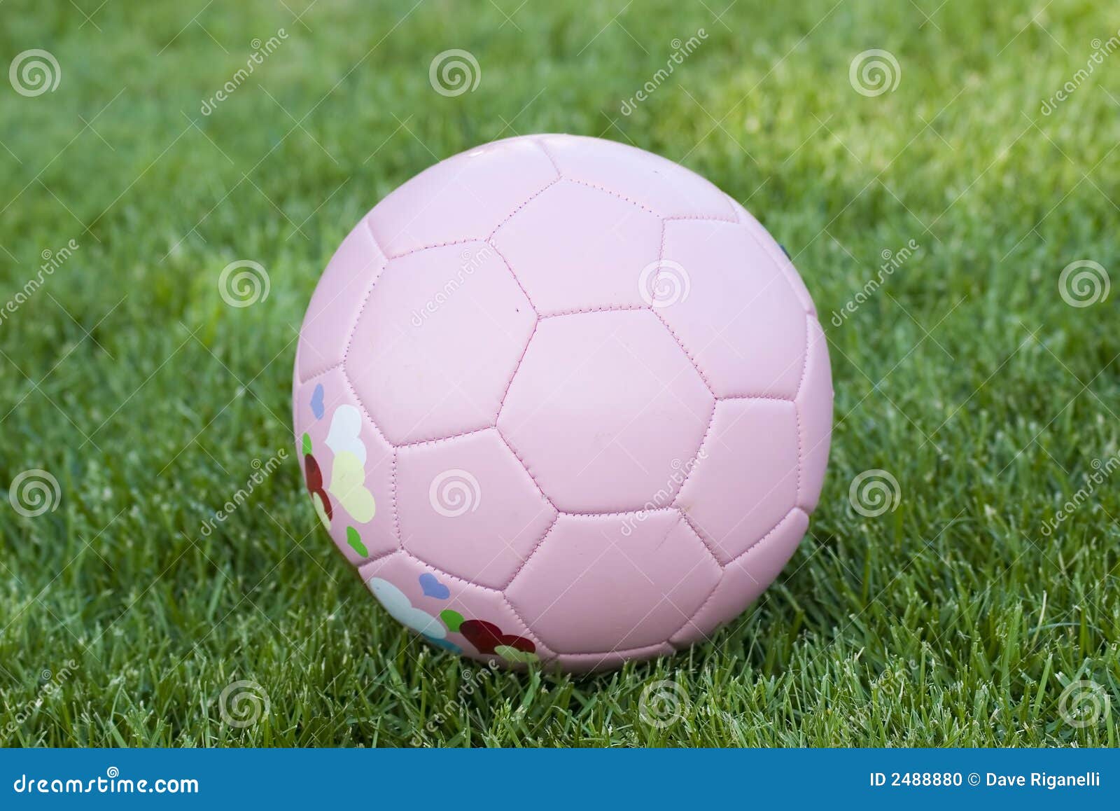 Pink Soccer Ball Border Stock Image | CartoonDealer.com #17041987