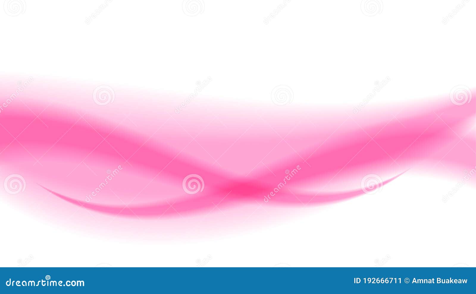Pink Soft Wave Shape Graphic on White Background, Abstract Pink Graphic ...