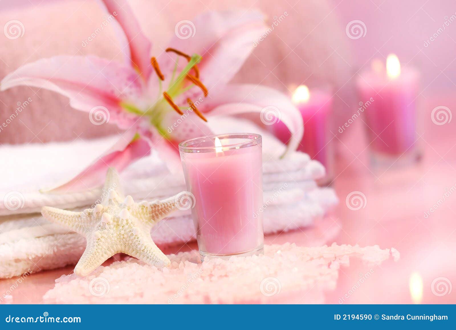 Pink soothing spa feeling stock photo. Image of natural - 2194590