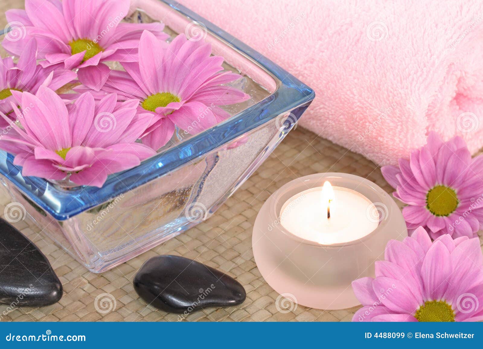 Pink spa stock image. Image of natural, stone, lilac, relaxation - 4488099