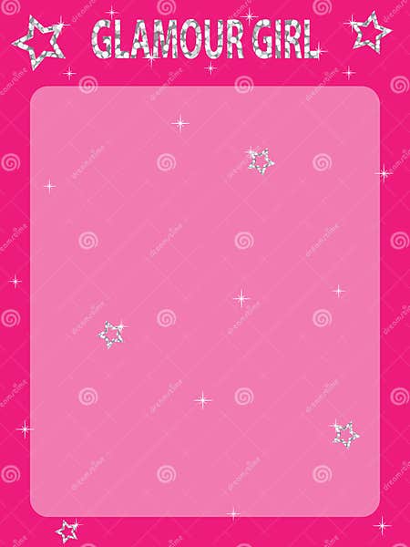 Pink sparkle frame stock vector. Illustration of trendy - 14058955