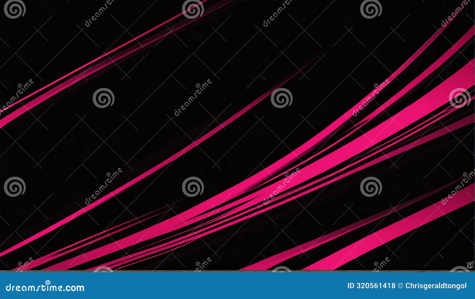 Pink Speed Line Motion Effect on Plain Black Ai Generated Stock ...