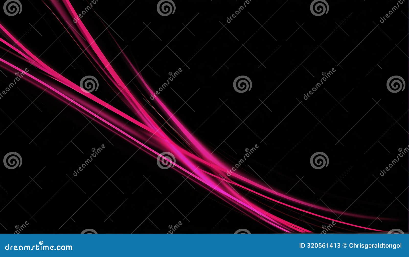 Pink Speed Line Motion Effect on Plain Black Ai Generated Stock ...