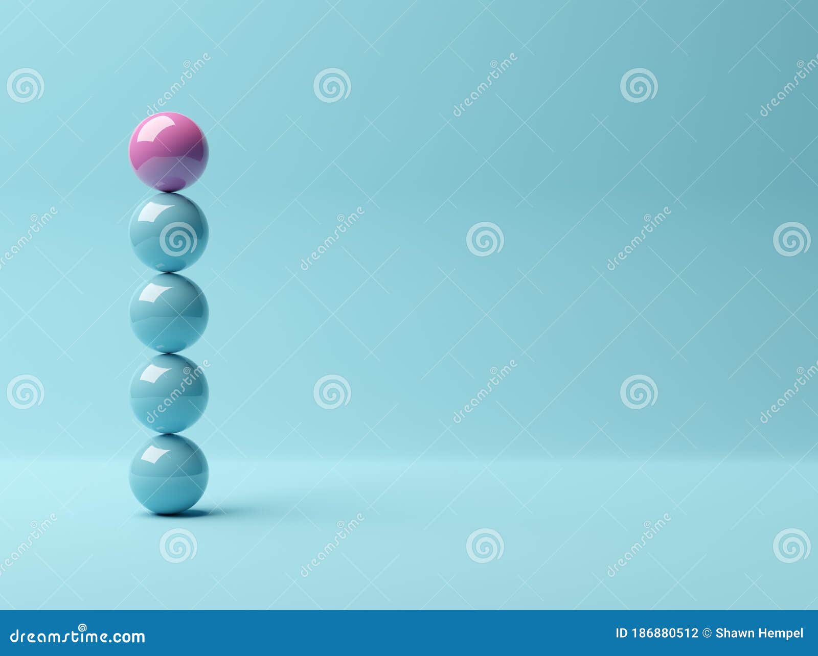 Minimal Progress Bar Part Symbol On Blue Background Royalty-Free ...