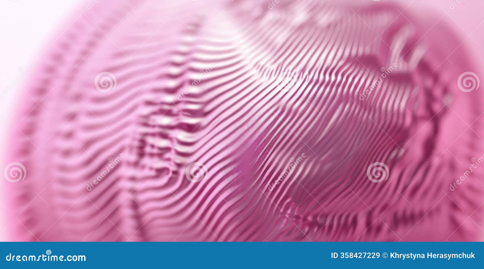 Pink Spherical Carbon Textures with a Reflective Finish. a Soft yet ...