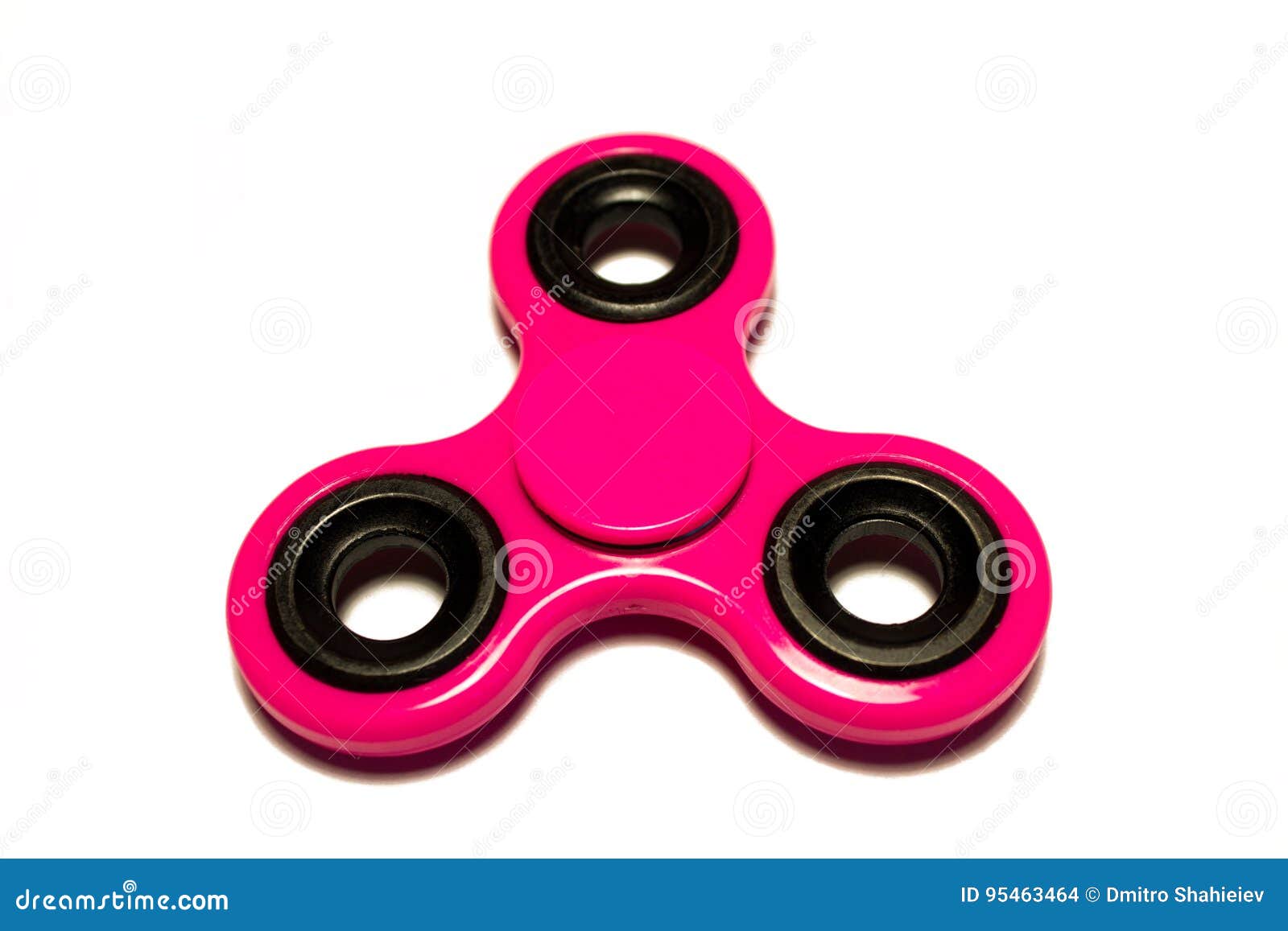 Pink spinner stock photo. Image of plastic, spinner, steel - 95463464