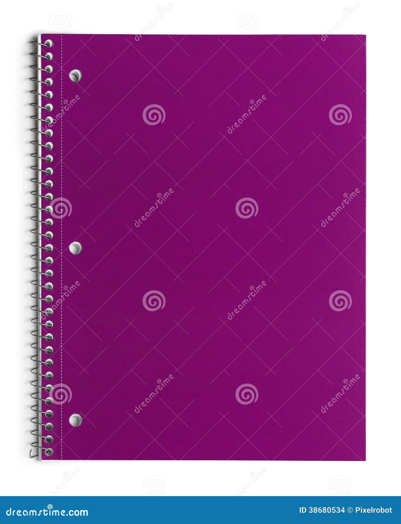 Pink Spiral Notebook stock photo. Image of advice, handbook - 38680534
