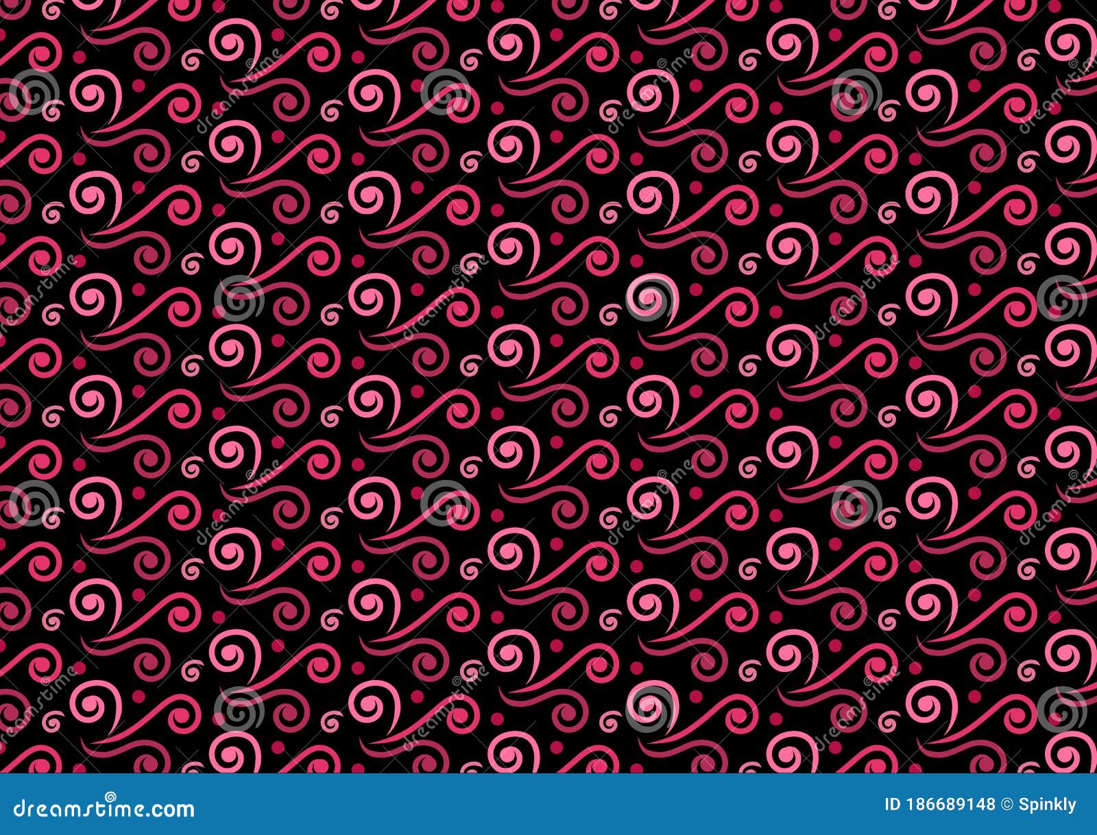 Pink Spiral Pattern Wallpaper for Use with Design Layouts Stock ...
