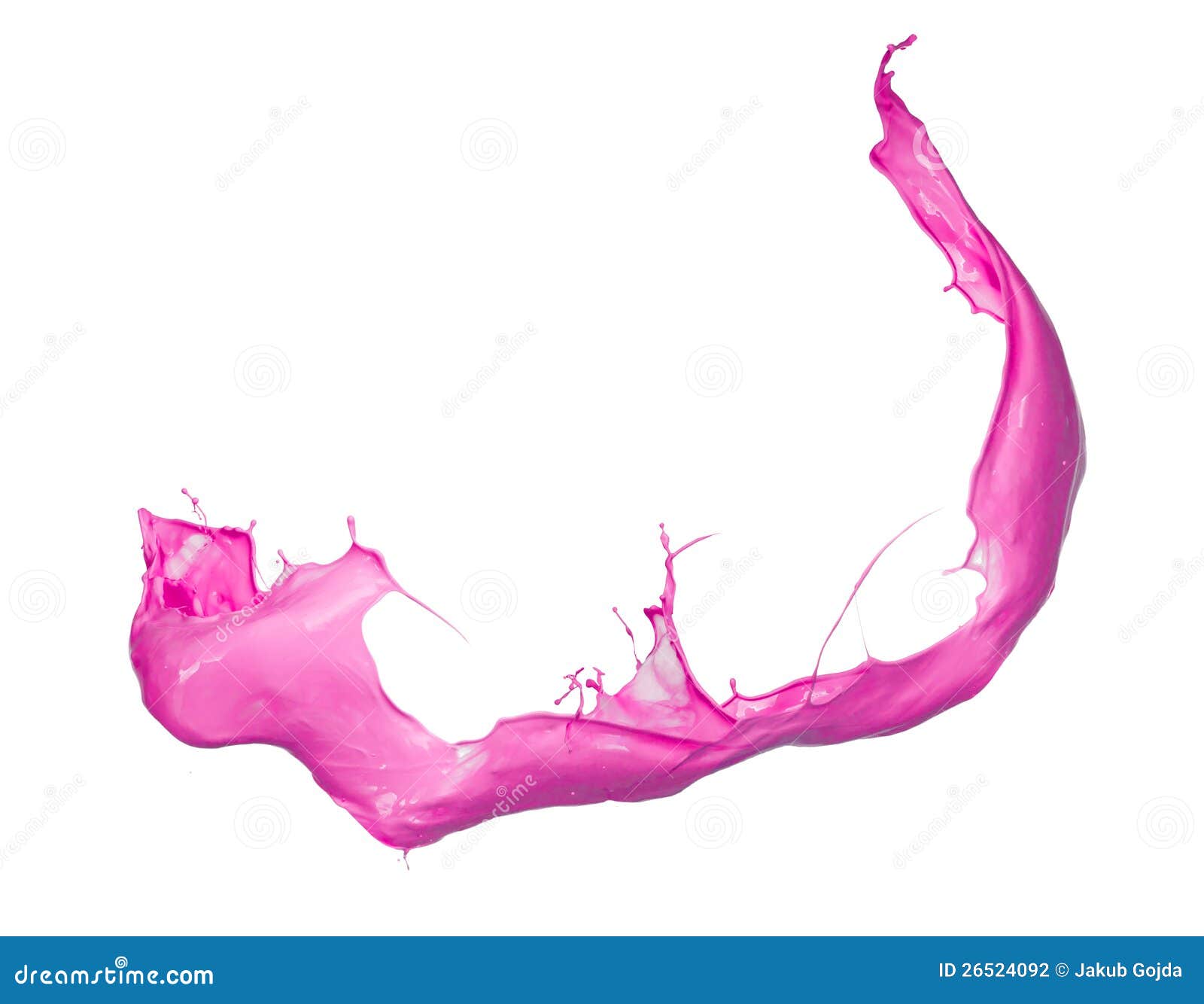 Pink Splash Stock Photography - Image: 26524092