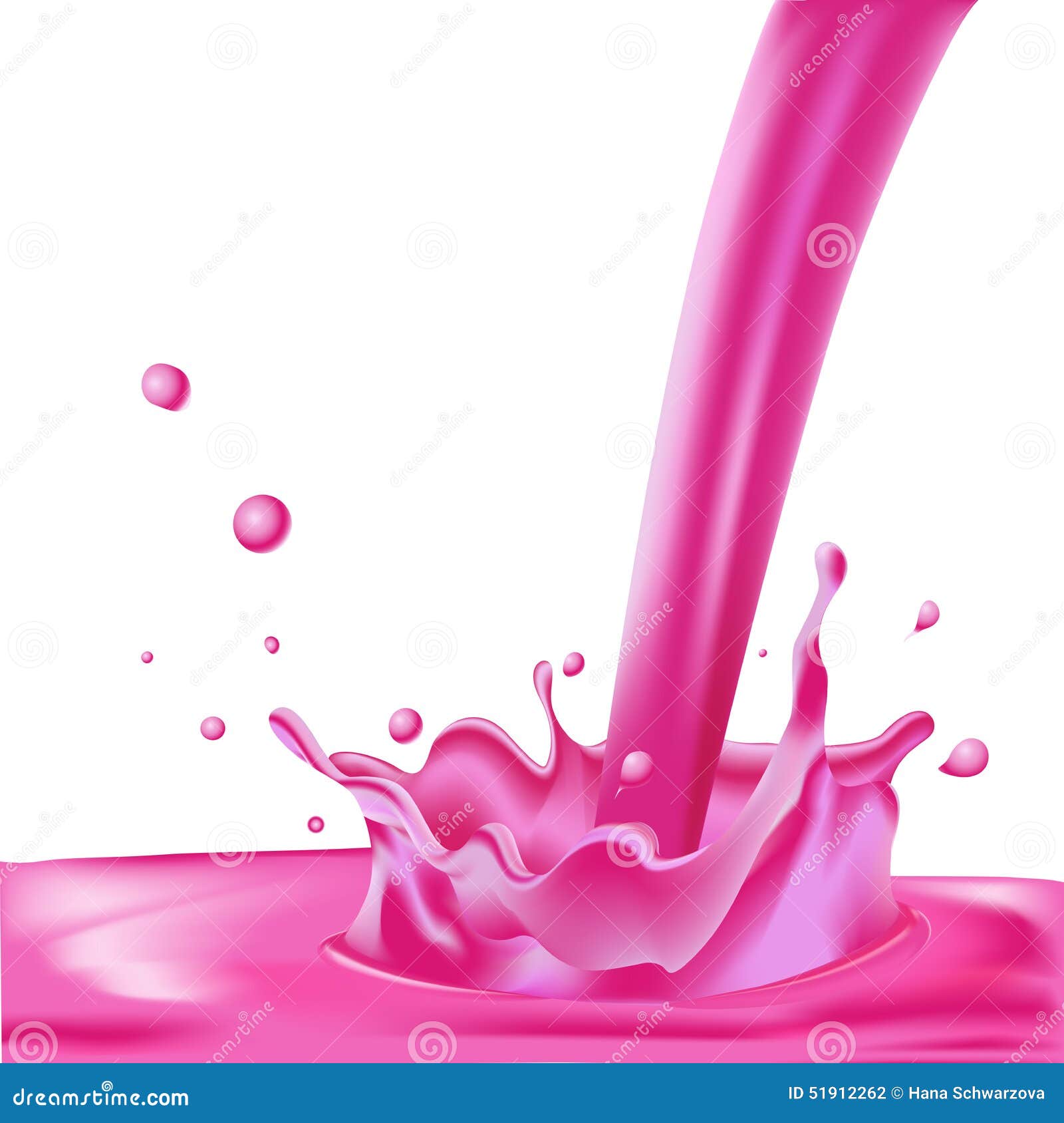 Pink Splash Watercolor Hand Drawn Paper Texture Lipstick Background ...