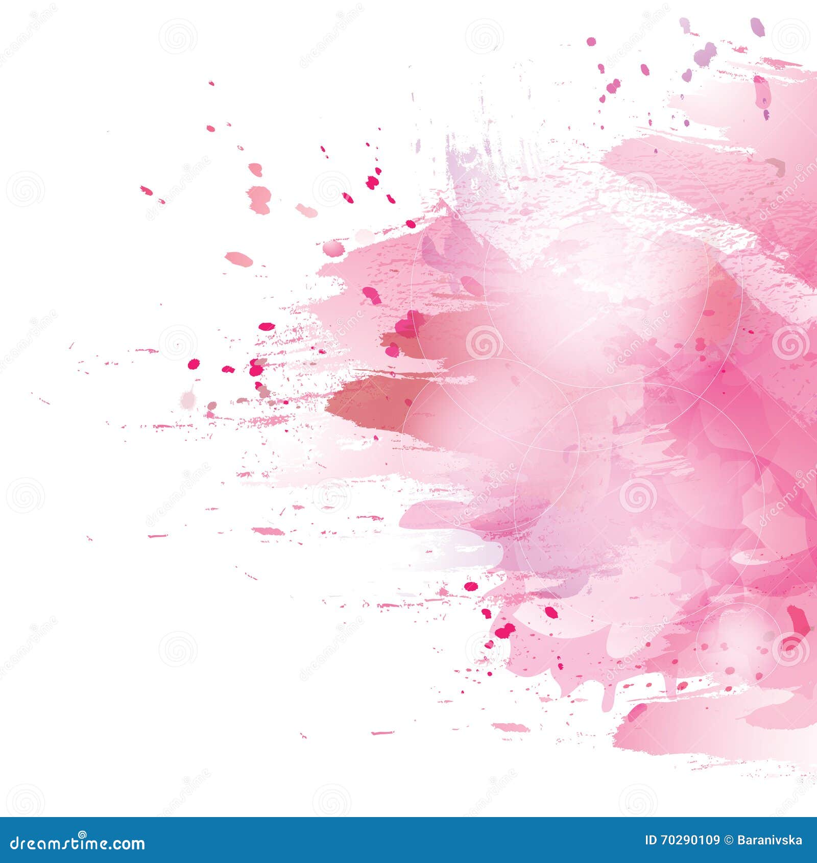 Pink splash stock vector. Illustration of blur, abstract - 70290109