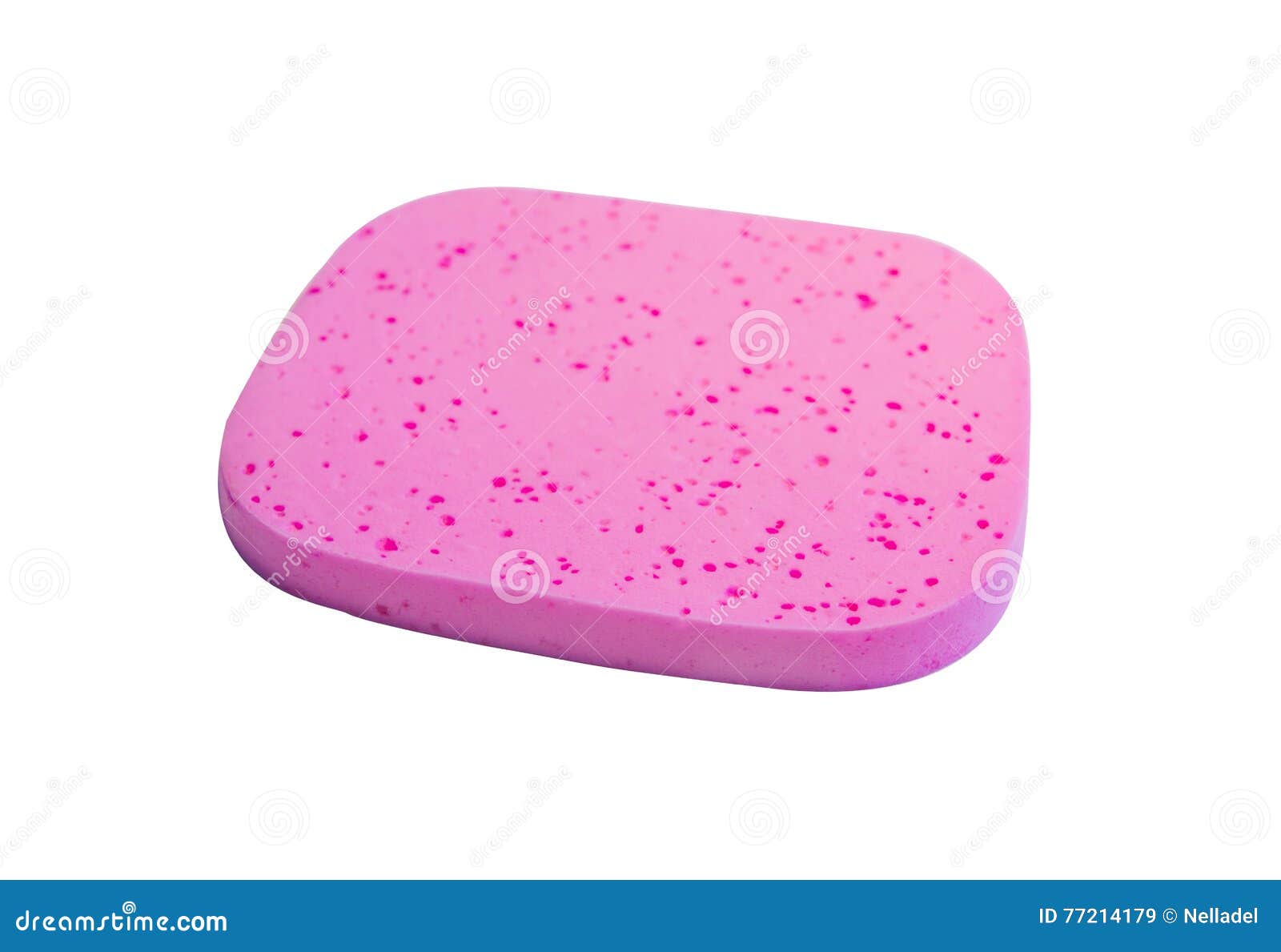 Pink sponge stock image. Image of hygiene, isolated, sponge - 77214179