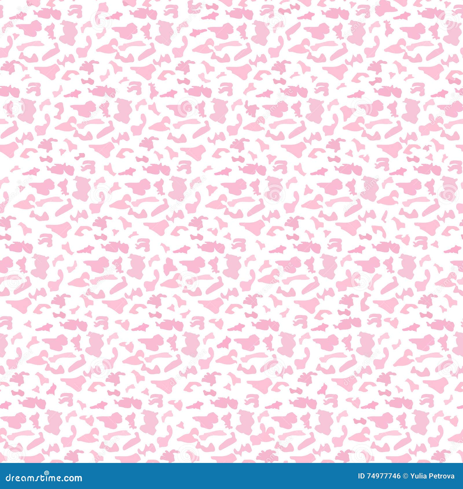 Pink Spots Seamless Pattern. Stock Vector - Illustration of mosaic ...