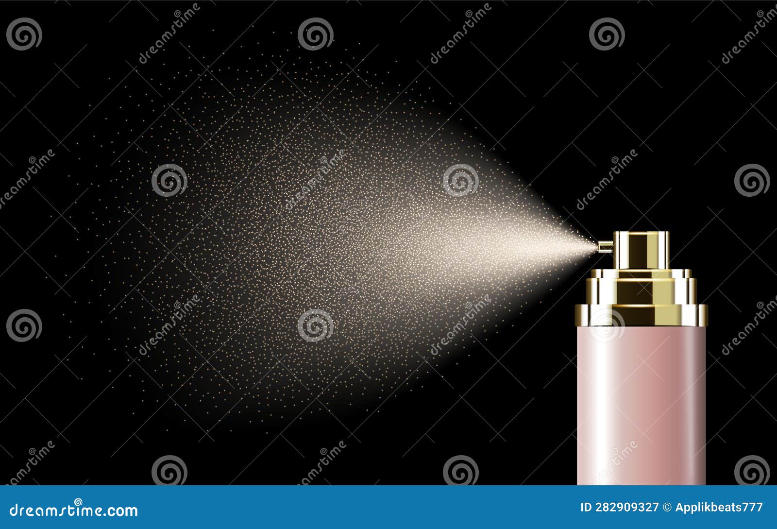 Pink spray bottle stock vector. Illustration of pink - 282909327