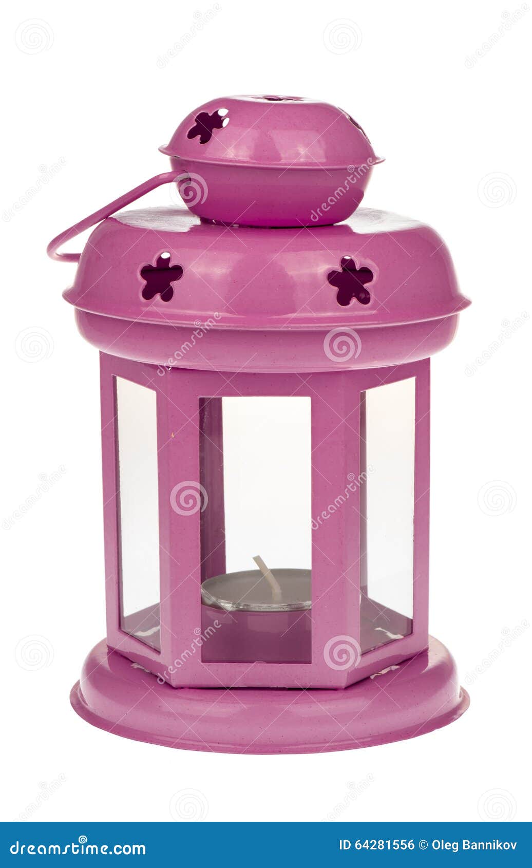 Pink Spring Lantern Isolated. Stock Photo - Image of paper, design ...